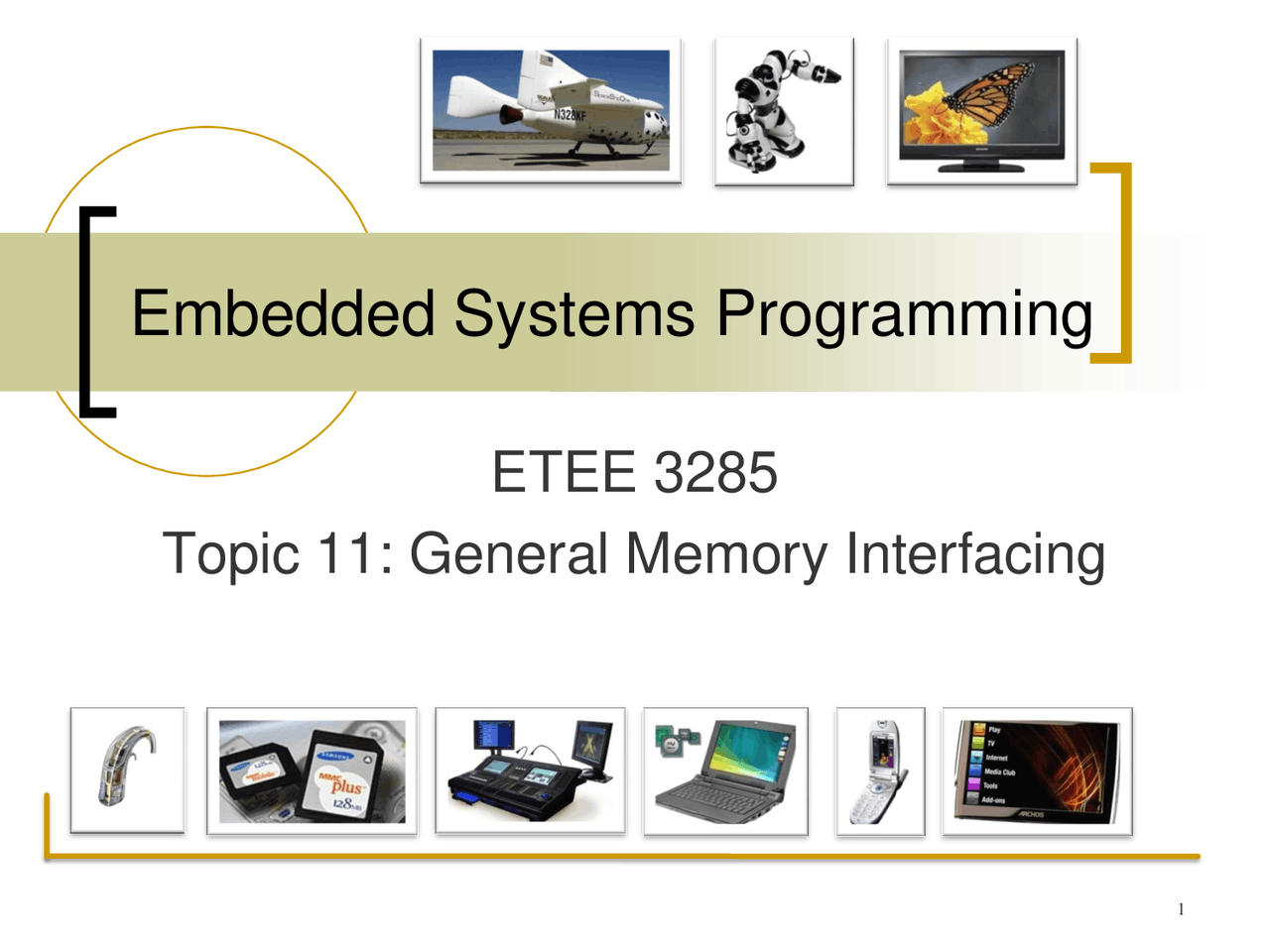 Lecture Slides On General Memory Interfacing Etee 3285 Docsity