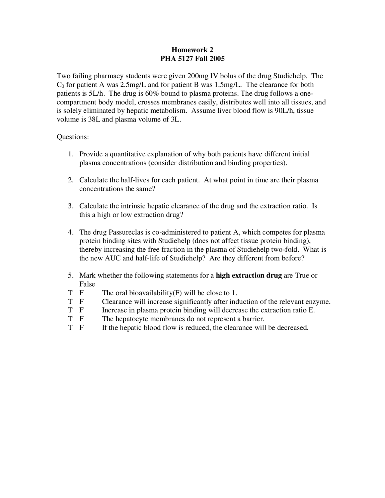 Problem Set 2 Practice Dose Optimization 1 Pha 5127 Assignments