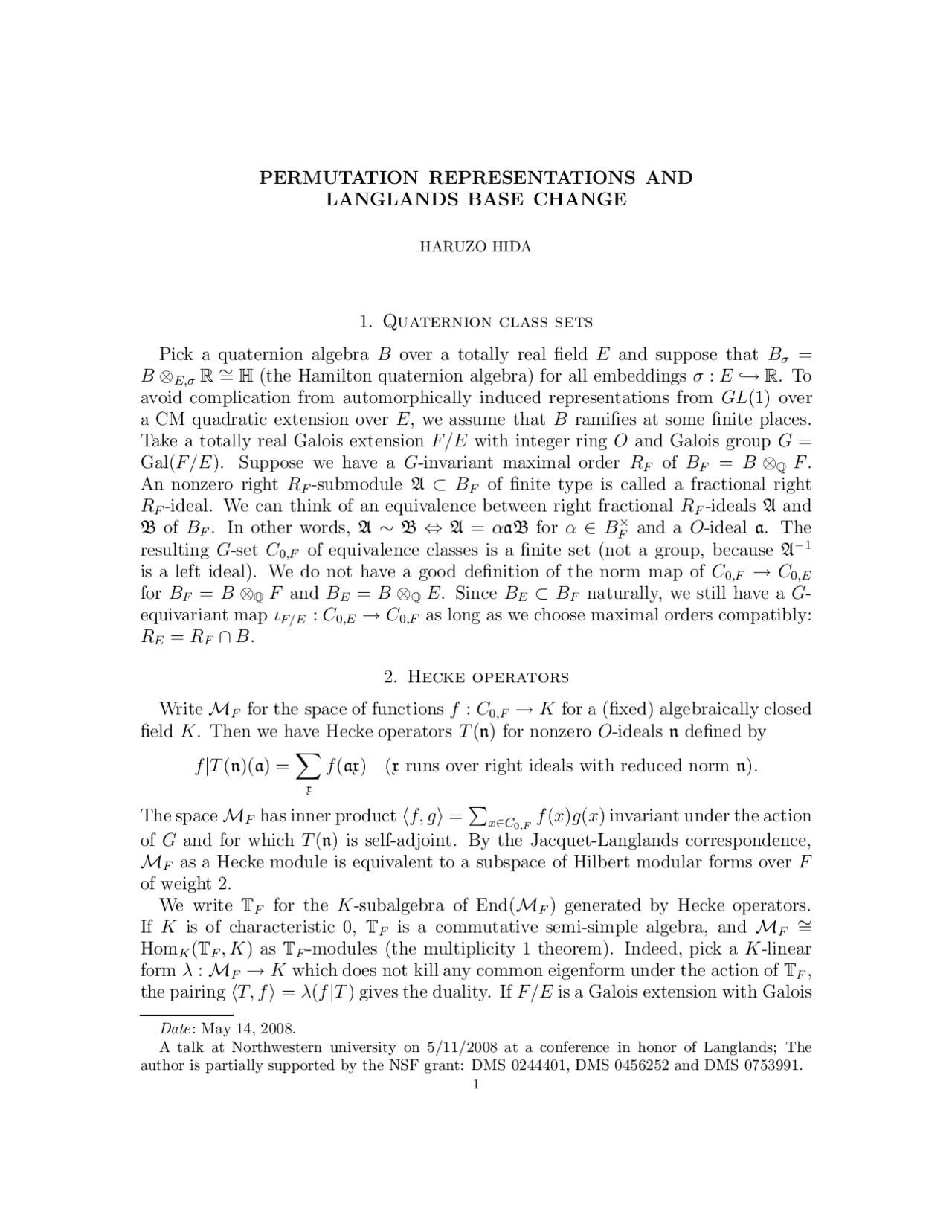 Generalized Doubling Meets Poincare - Cryptography | MATH 0209A ...