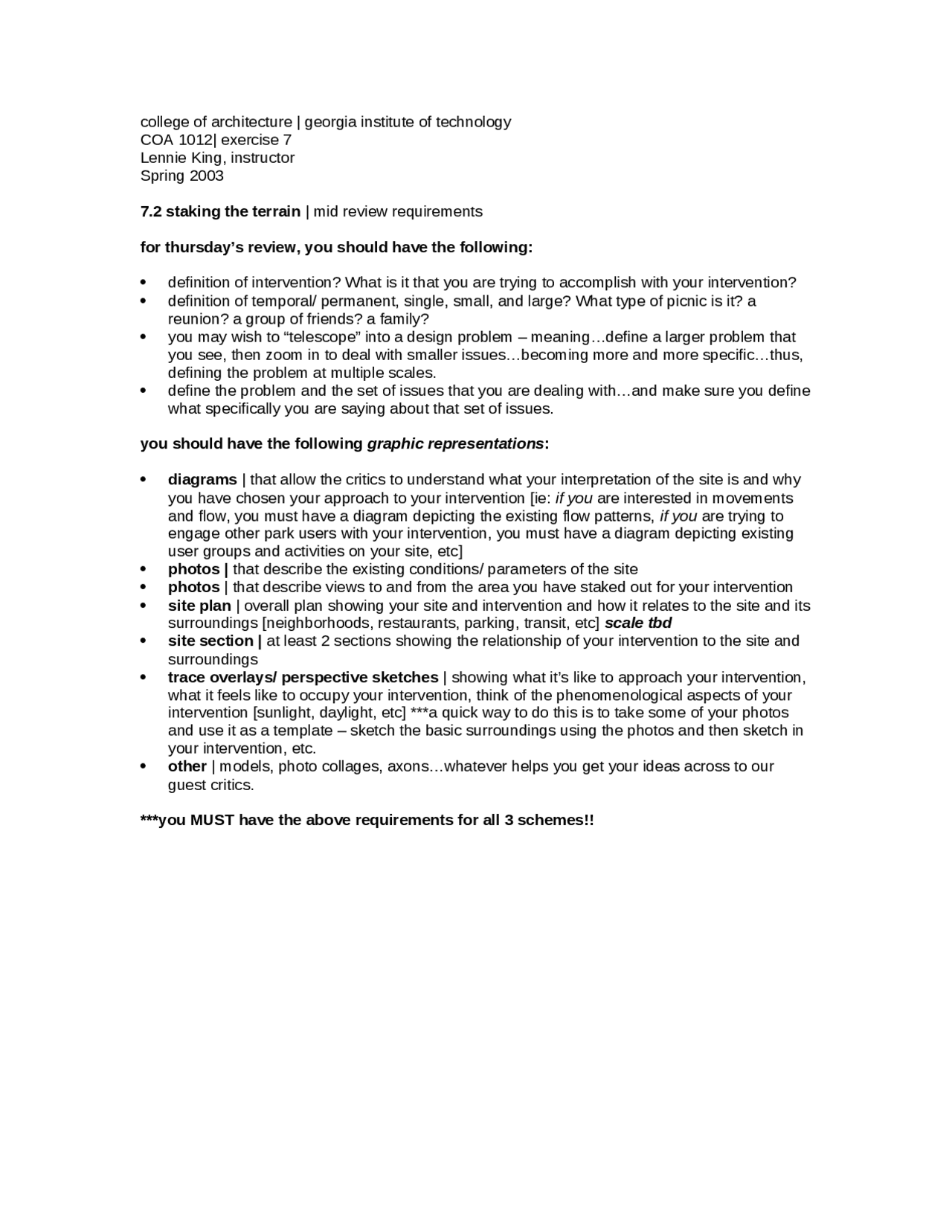 Graphic Representation - Midterm Exam Review Sheet | COA 1012 - Docsity