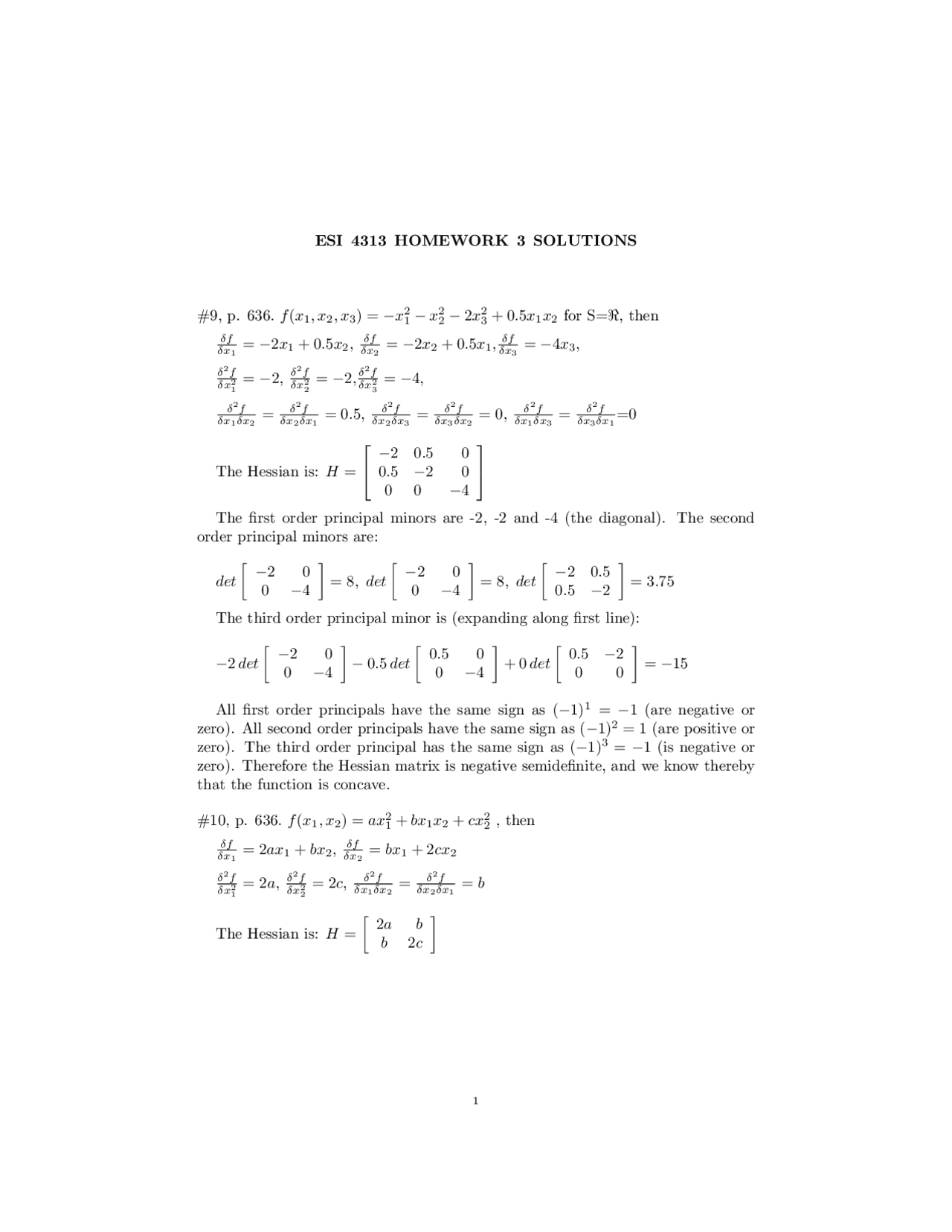 Homework 3 With Solutions For Operations Research Ii Esi 4313 Docsity