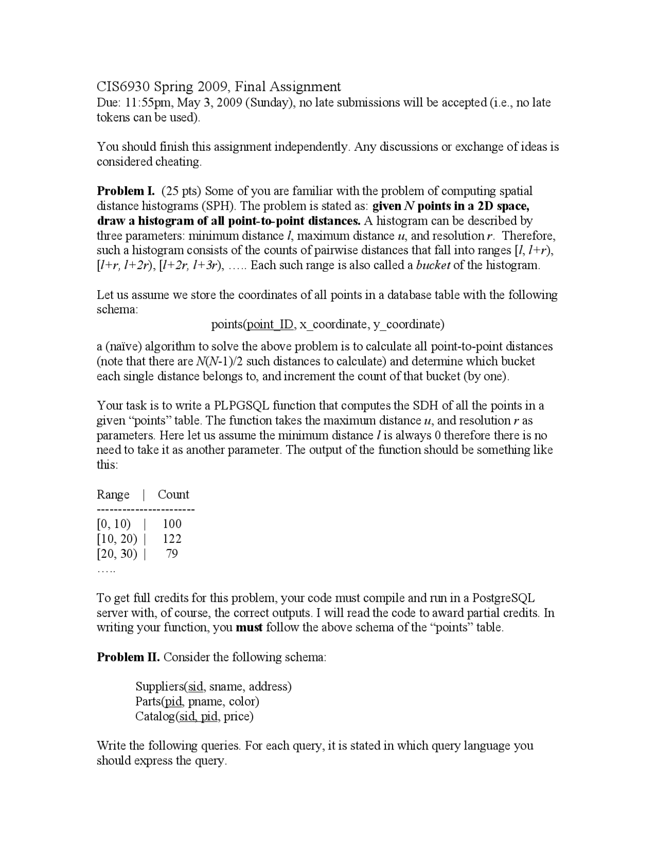 Final Assignment with Problems - Biological Network Analysis | CIS 6930 | Exams Computer Science ...