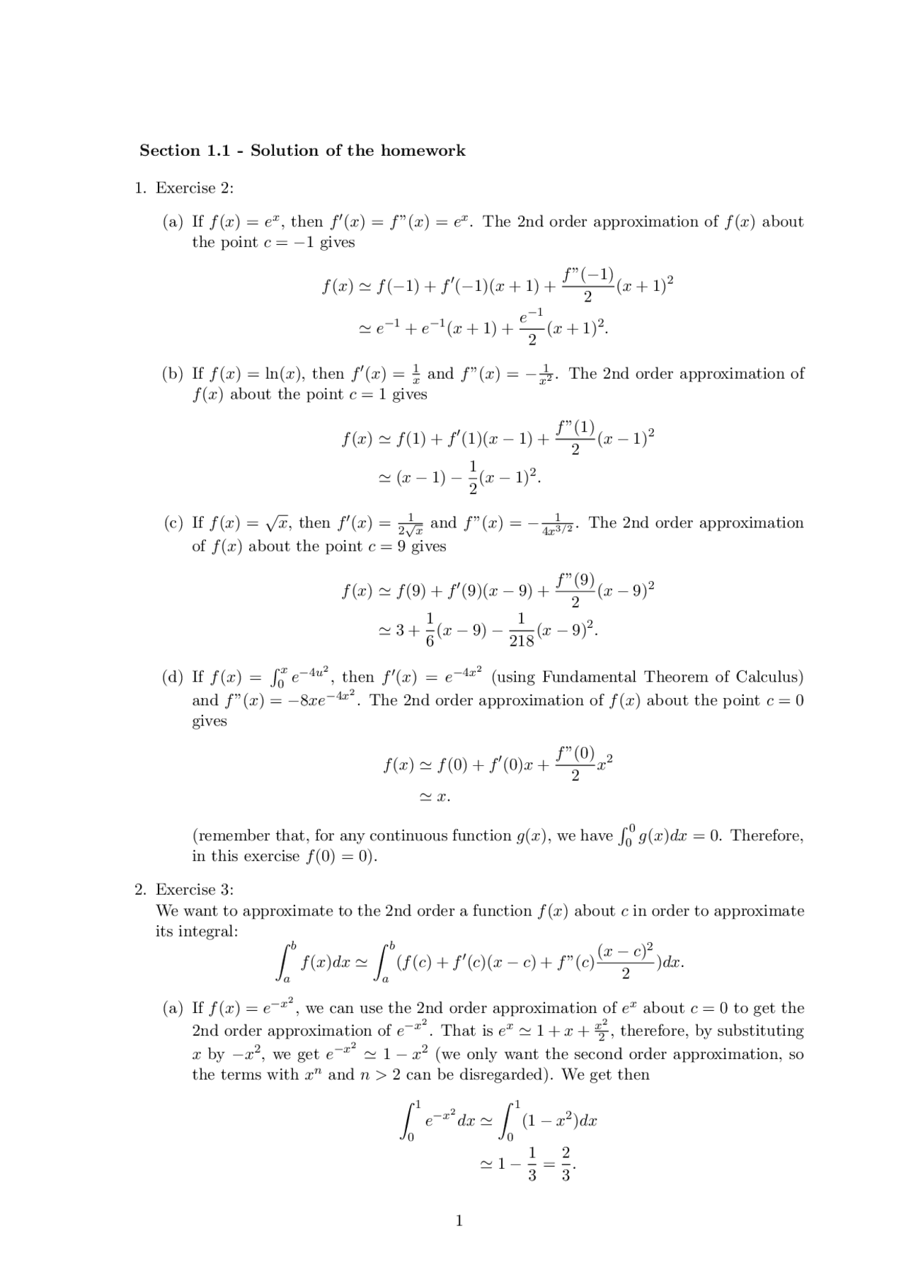 4 Solved Questions On Linear Algebra Assignment 1 Math 2j Docsity