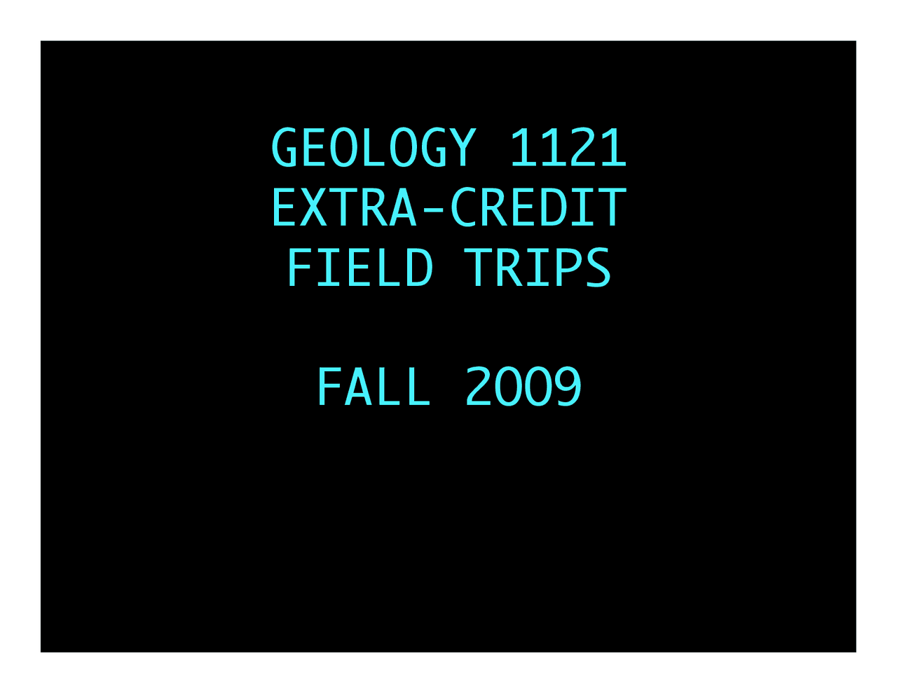 Slides Notes On Geology Earth Processes And Environments Geol 1121
