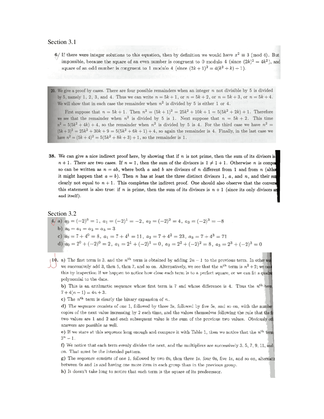 Homework 4 Applied Discrete Structures Cot 3100 Docsity