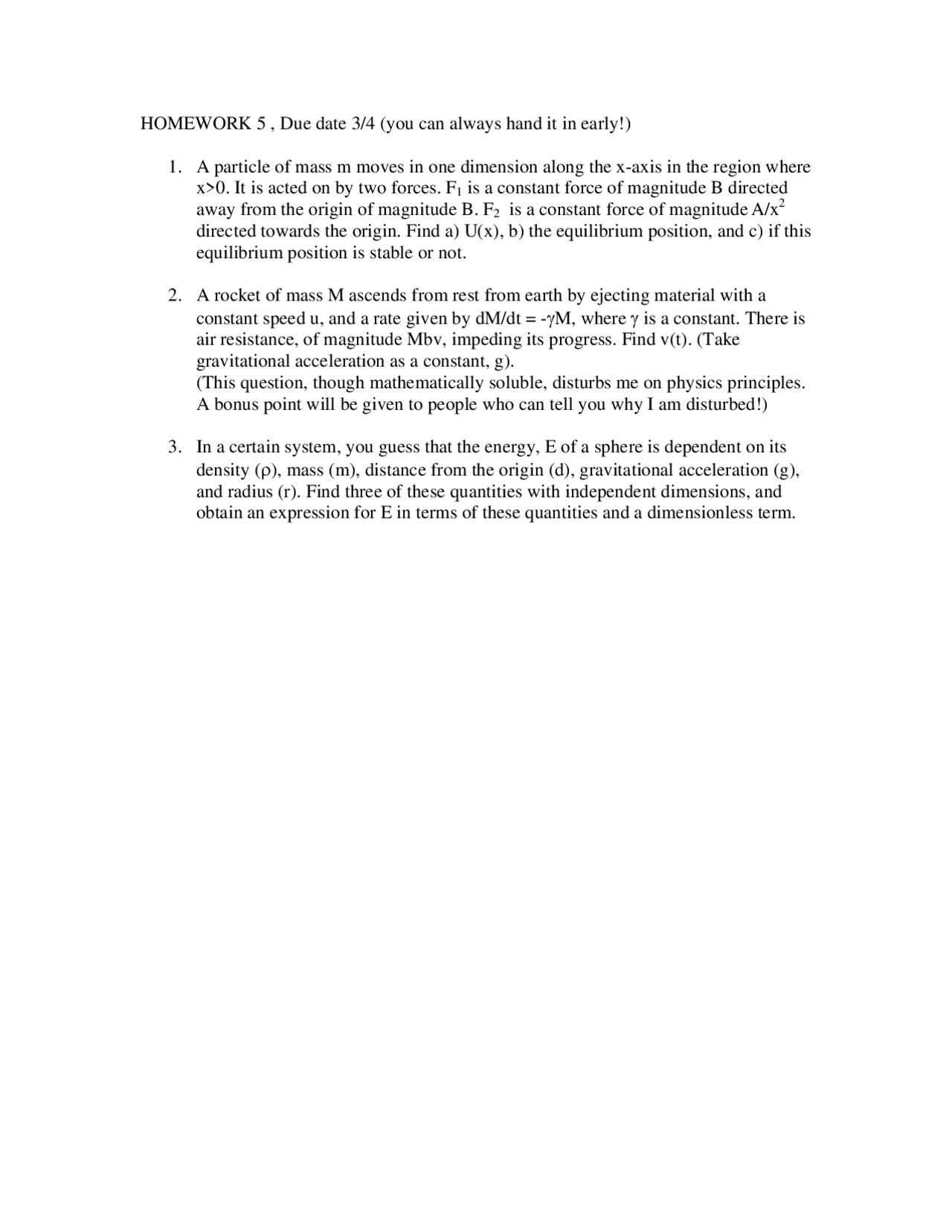 3 Solved Problems On Gravitational Acceleration Assignment 5 Phy