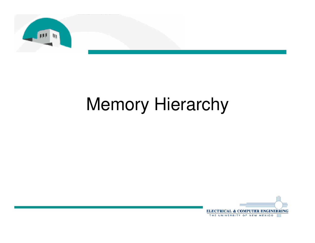 Memory Hierarchy Design Of Computers Slides Ece 438 Docsity