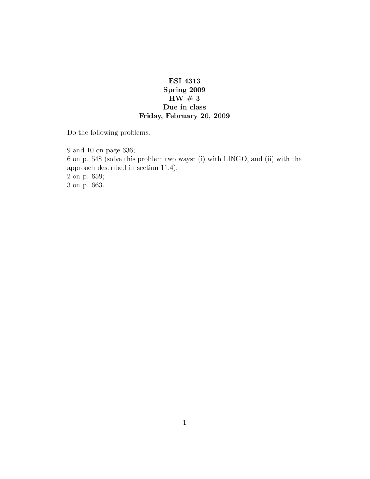 Practice Assignment 3 Operations Research 2 Esi 4313 Docsity