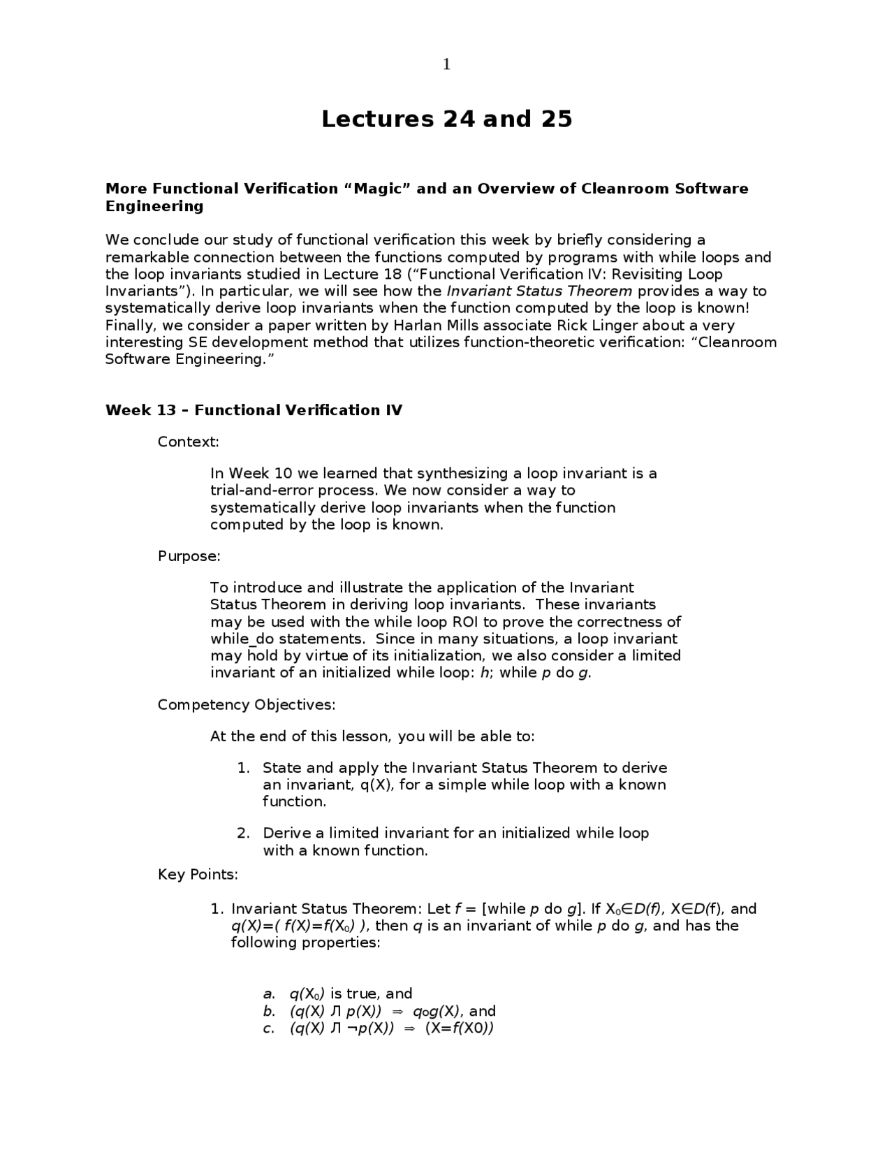 Functional Verification Magic And An Overview Of Cleanroom Software