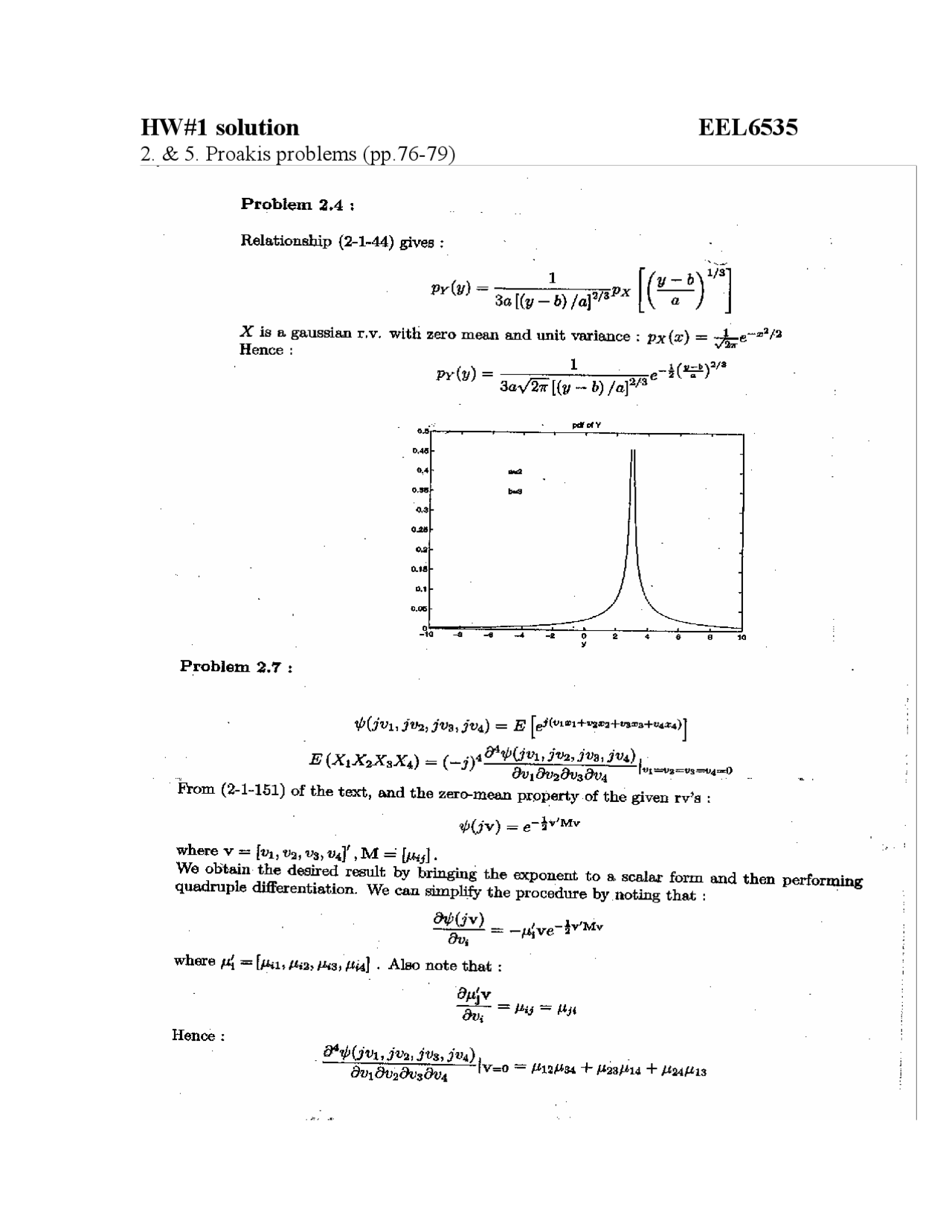 Digital Communication Assignment 1 With Solution Eel 6535