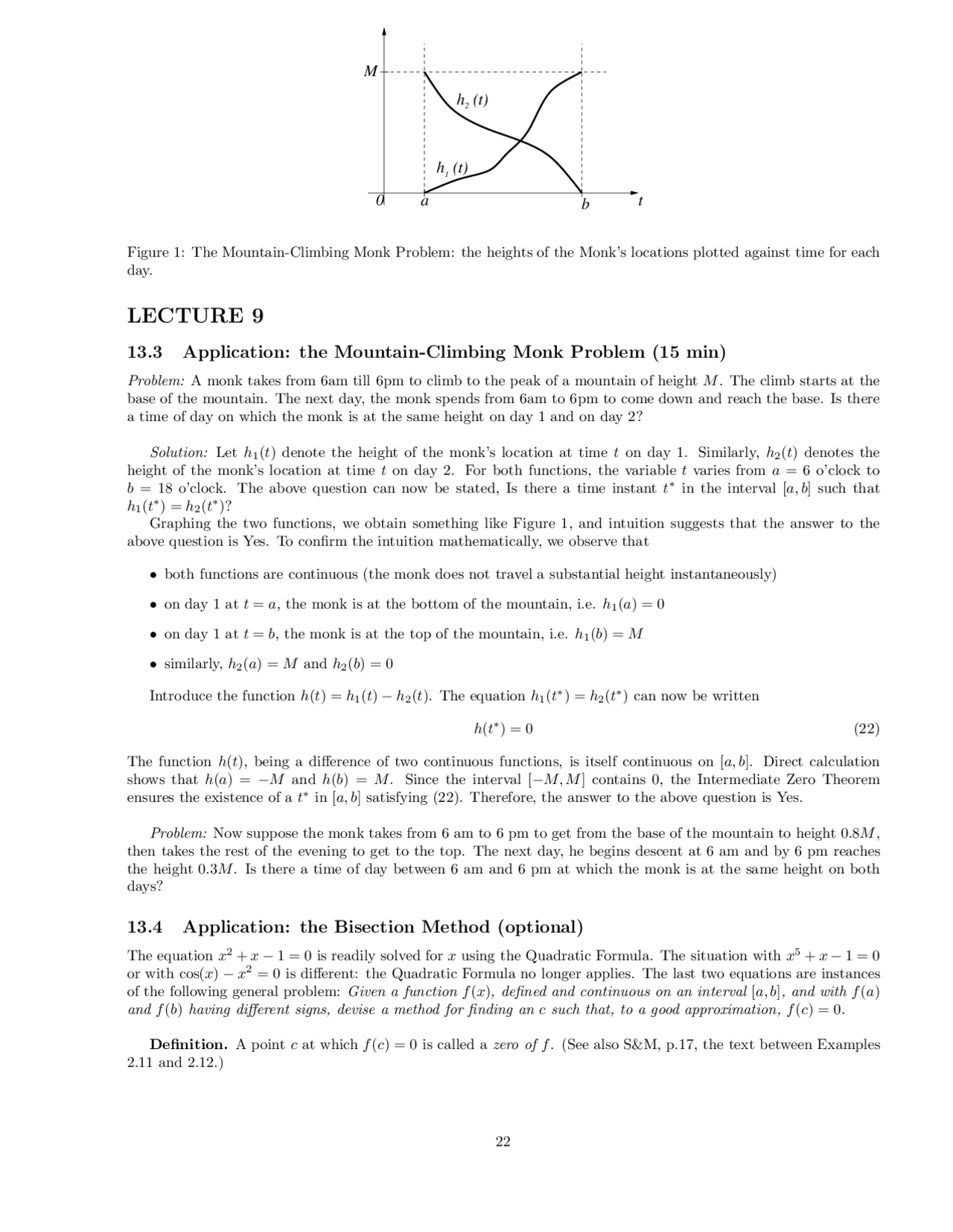Notes on Application: The Mountain Climbing Monk Problem | Vietmse 2 ...