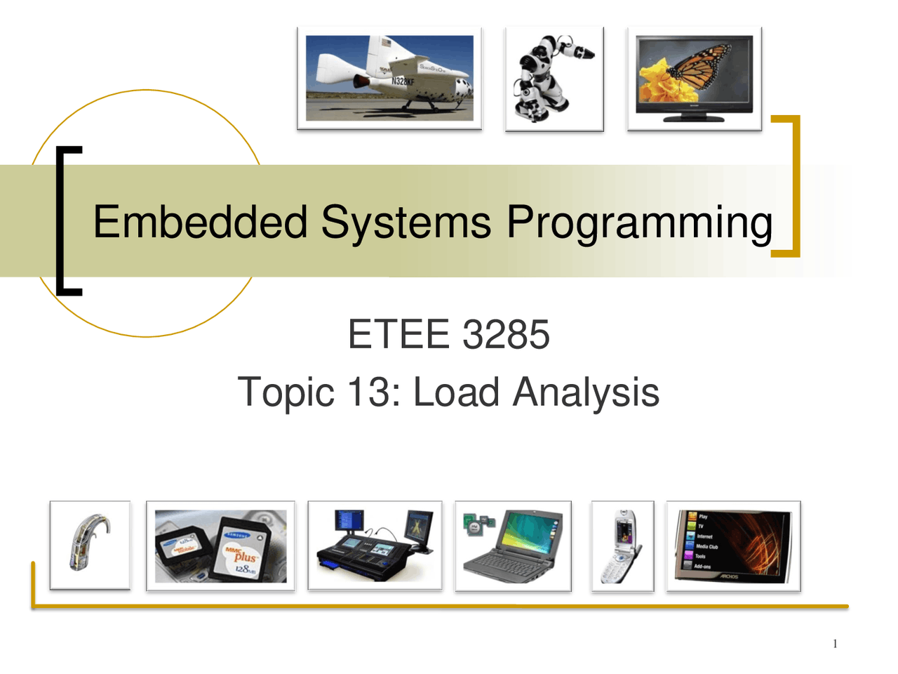 Load Analysis - Lecture Notes - Embedded System Programming | ETEE 3285 ...