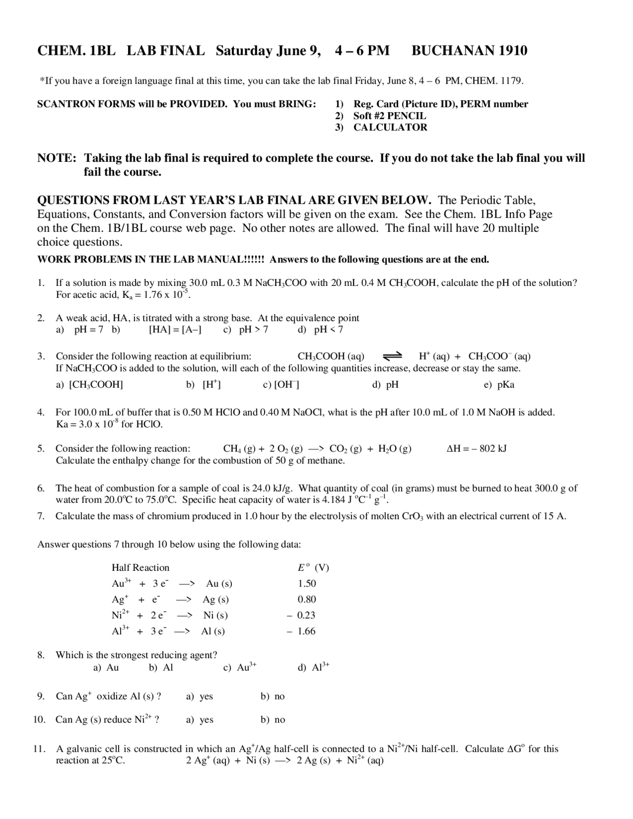 21 Questions With Answer Final Exam Mcdb 1bl Docsity