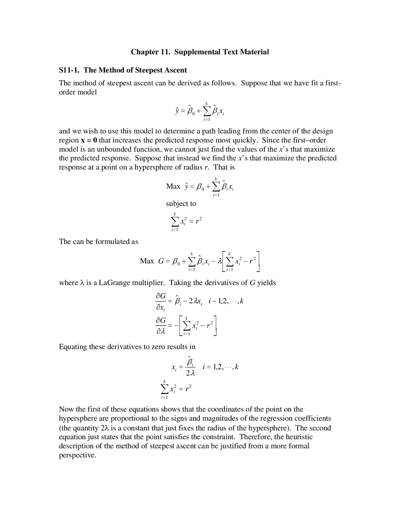 Lecture Notes on Supplemental Text Material - Introductory Design and ...