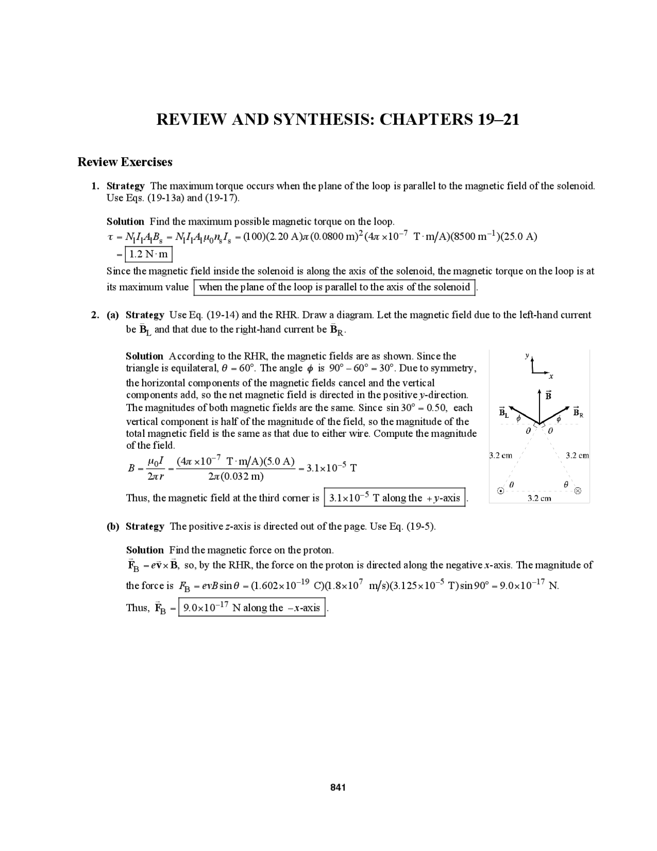 Review Sheet Questions With Solutions General Physics Phys 101p