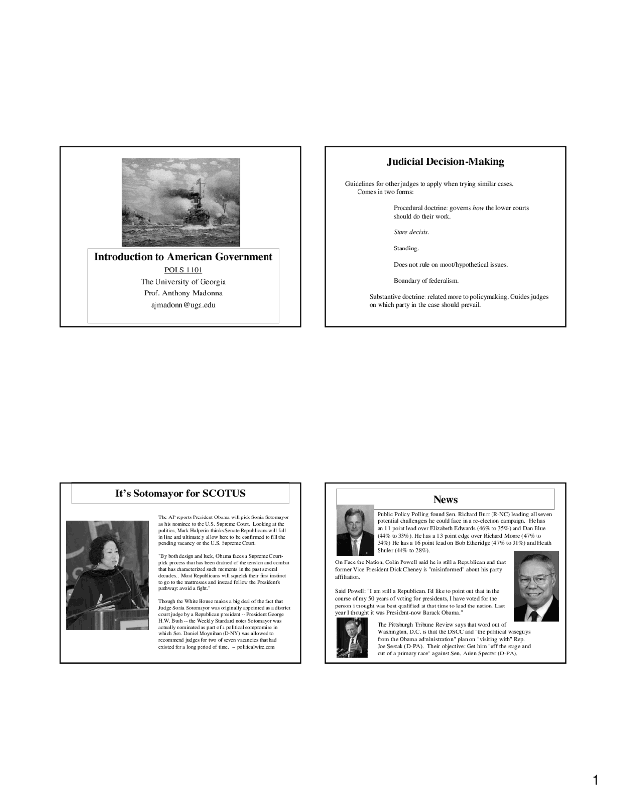 What Is Public Opinion American Government Lecture Slides Pols