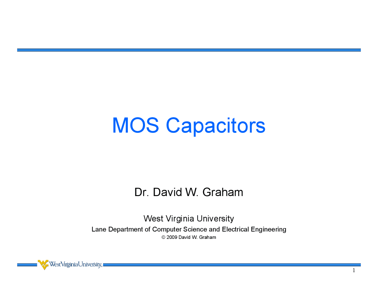 Metals Oxide Semiconductor Capacitors Lecture Slides Ee 551 Docsity