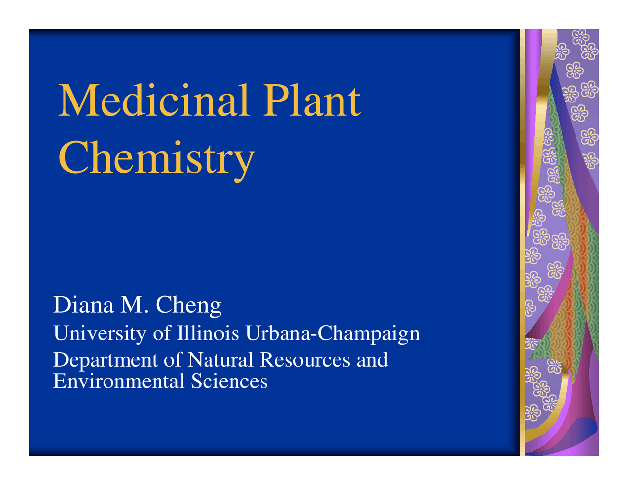 Role Of Secondary Compounds In Plants Lecture Slides 700 800 Docsity