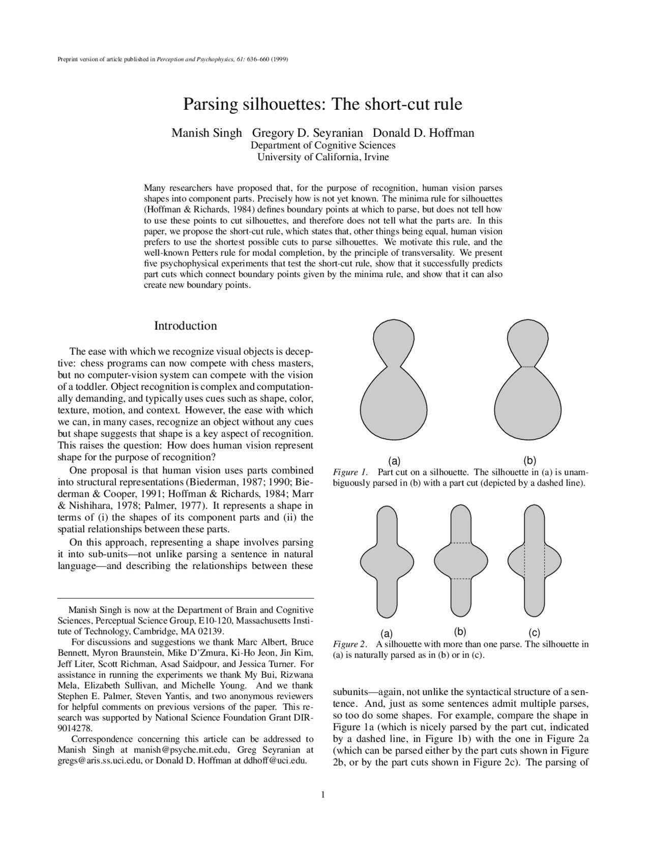 Short Cut Rule - Modern Physics - Handout | Physics 61 - Docsity