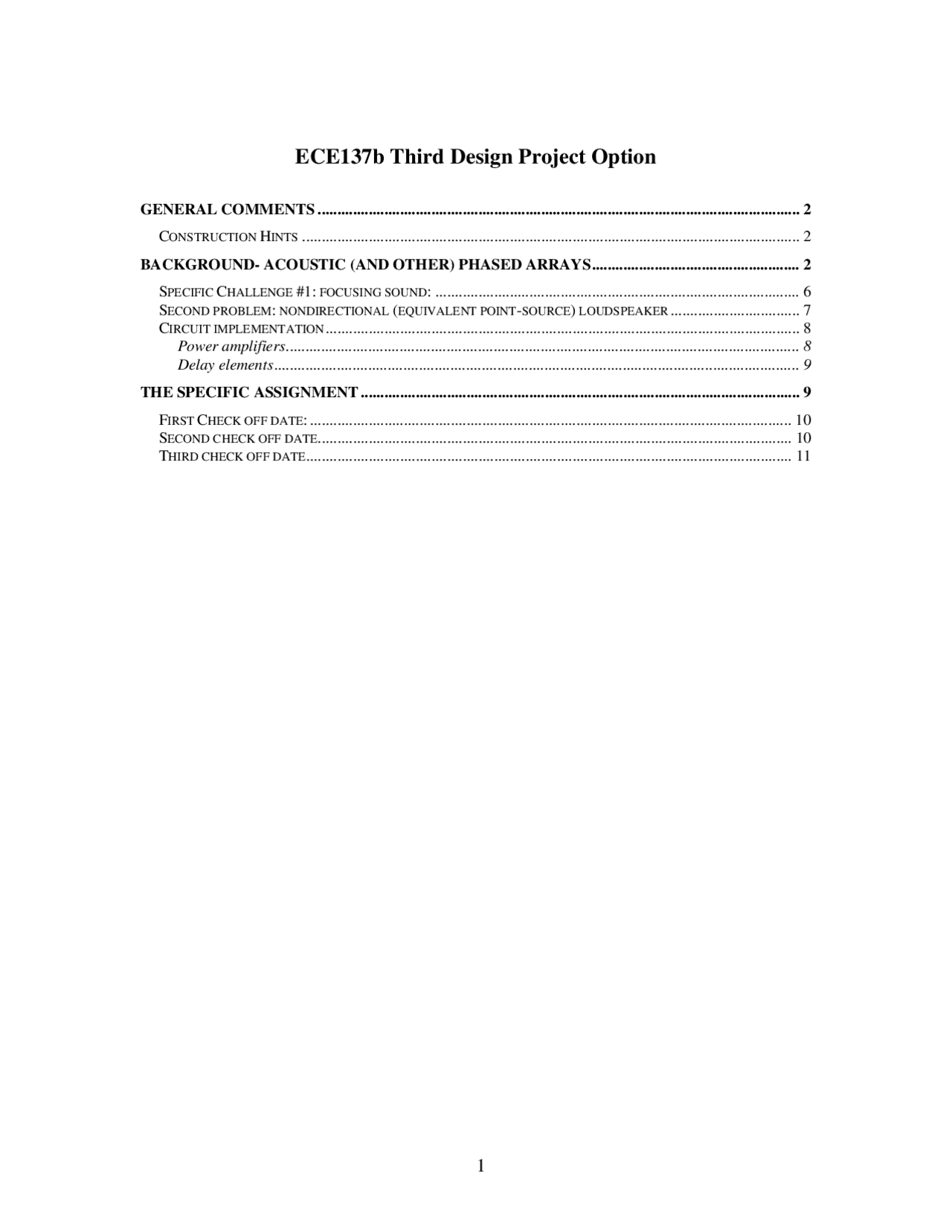 Project 3 For Third Design Power Amplifiers Delay Elements Ece 137b