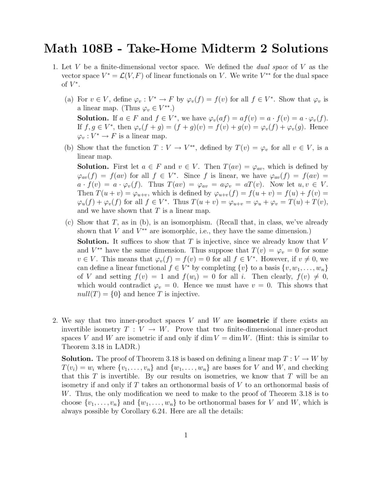 Take Home Midterm 2 Solution - Cognitive Psychology | PSY 108 - Docsity