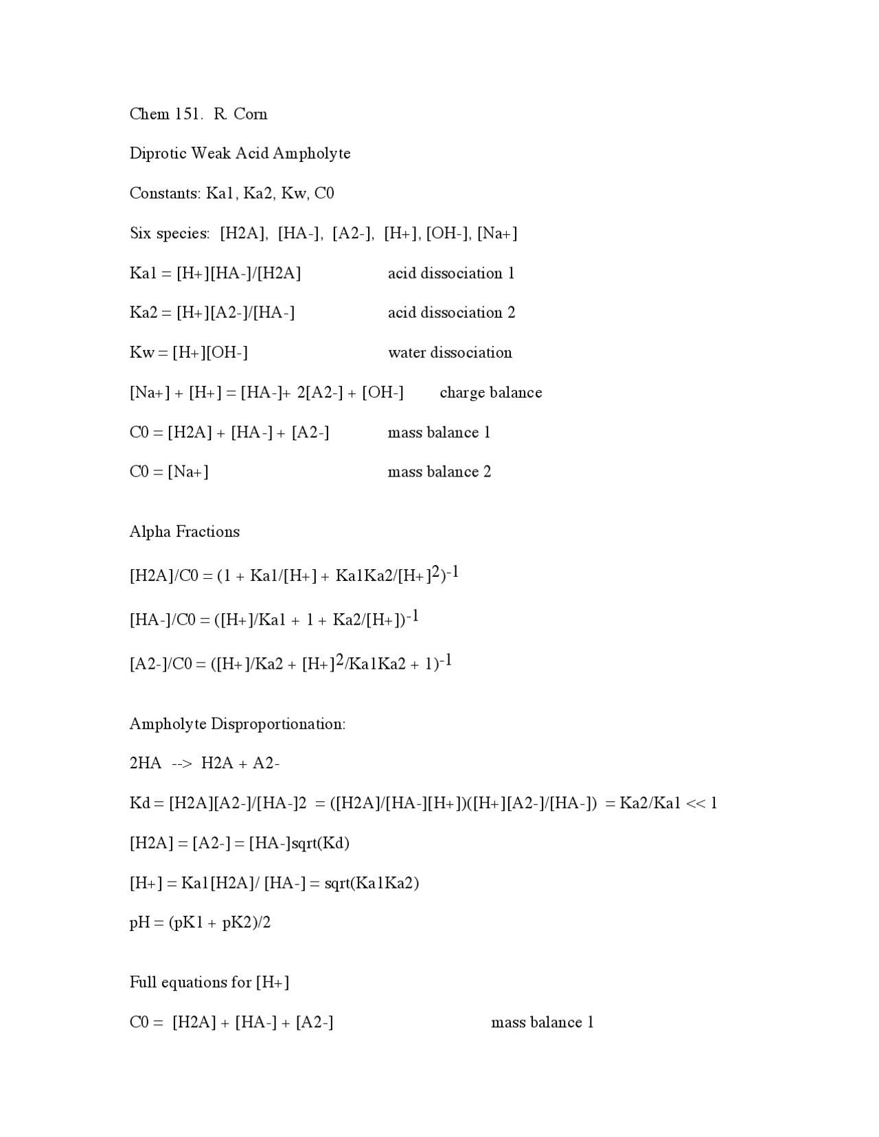 Notes On Quantitative Analytical Chemistry Chem 151 Docsity