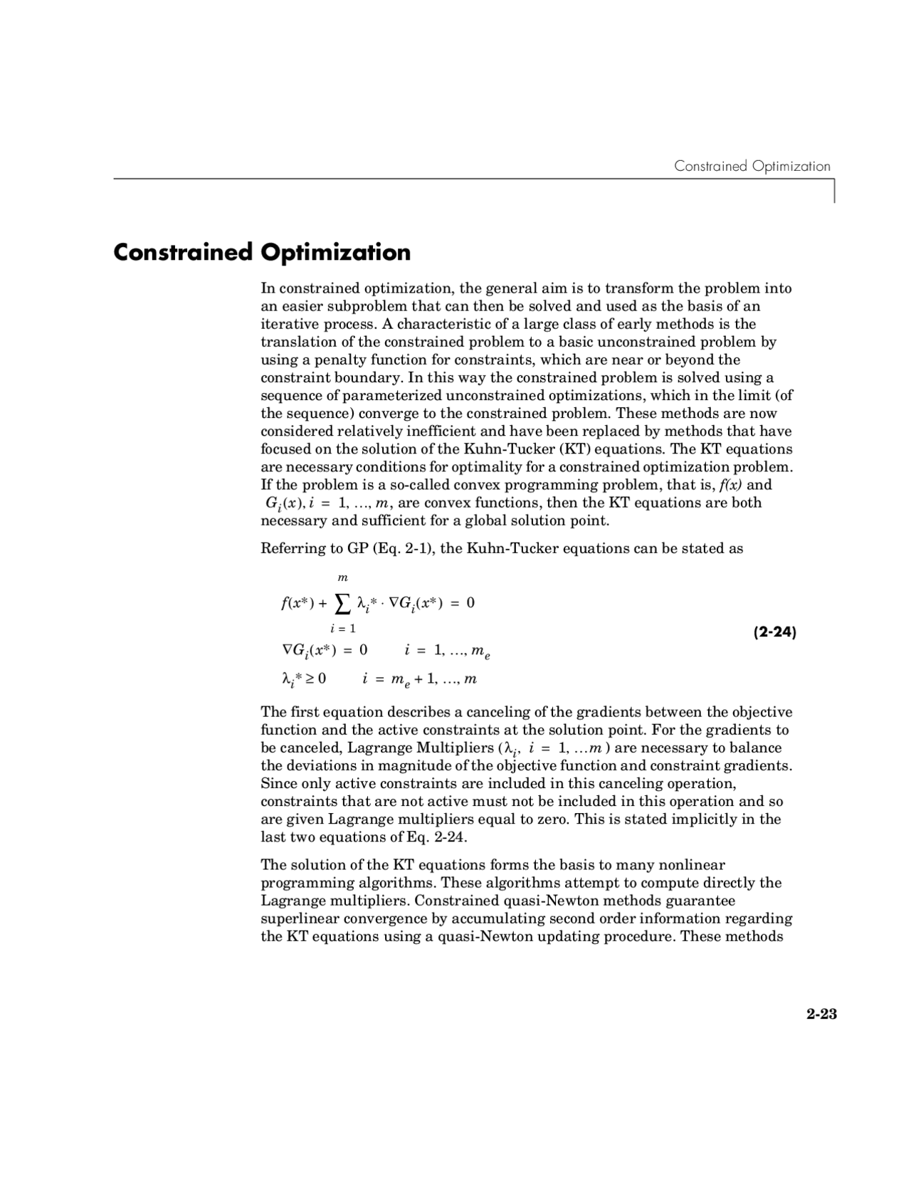 Constrained Optimization for Exam - Structure Design Sensory Analytical | EGM 6365 - Docsity