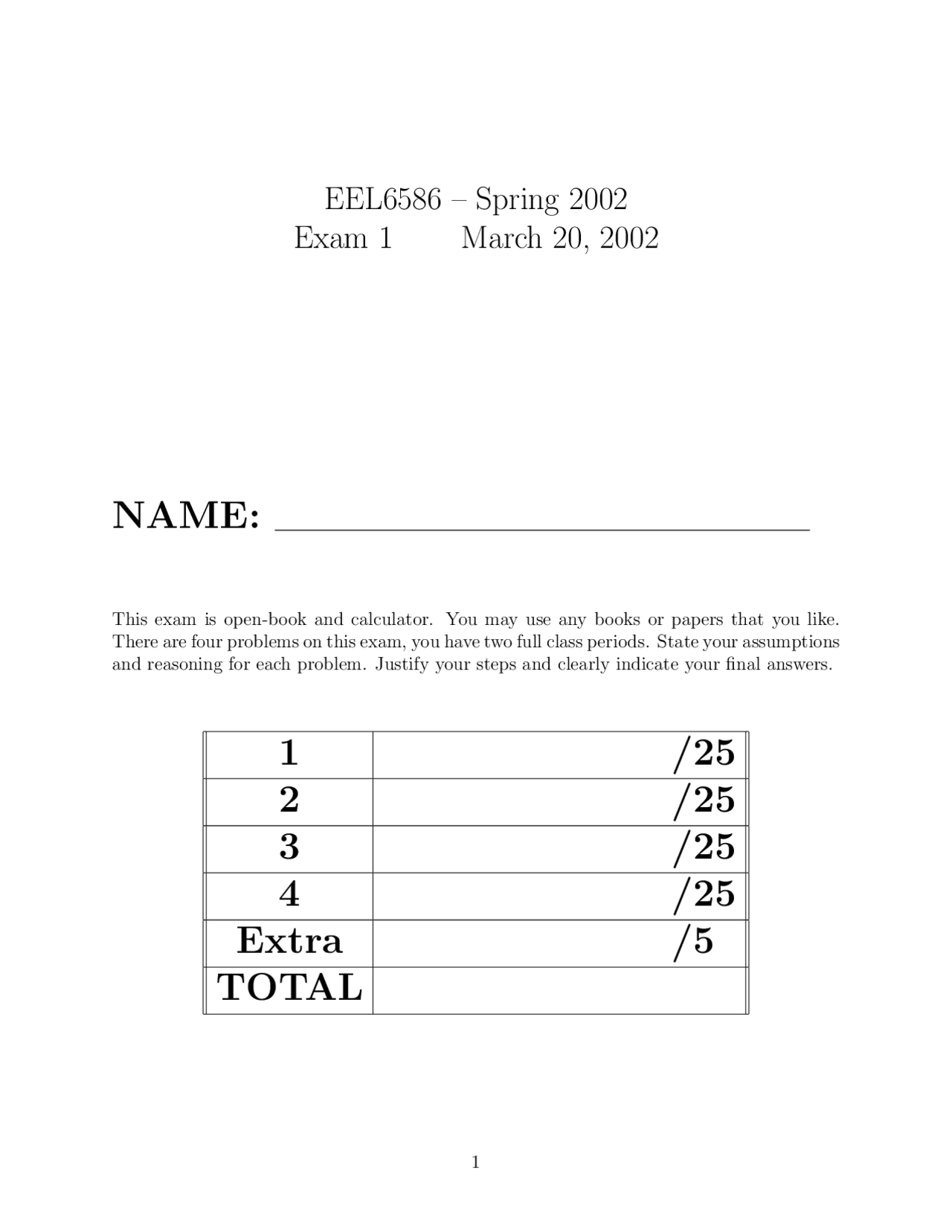4 Questions For Exam 1 Automatic Speech Procedure Eel 6586 Docsity