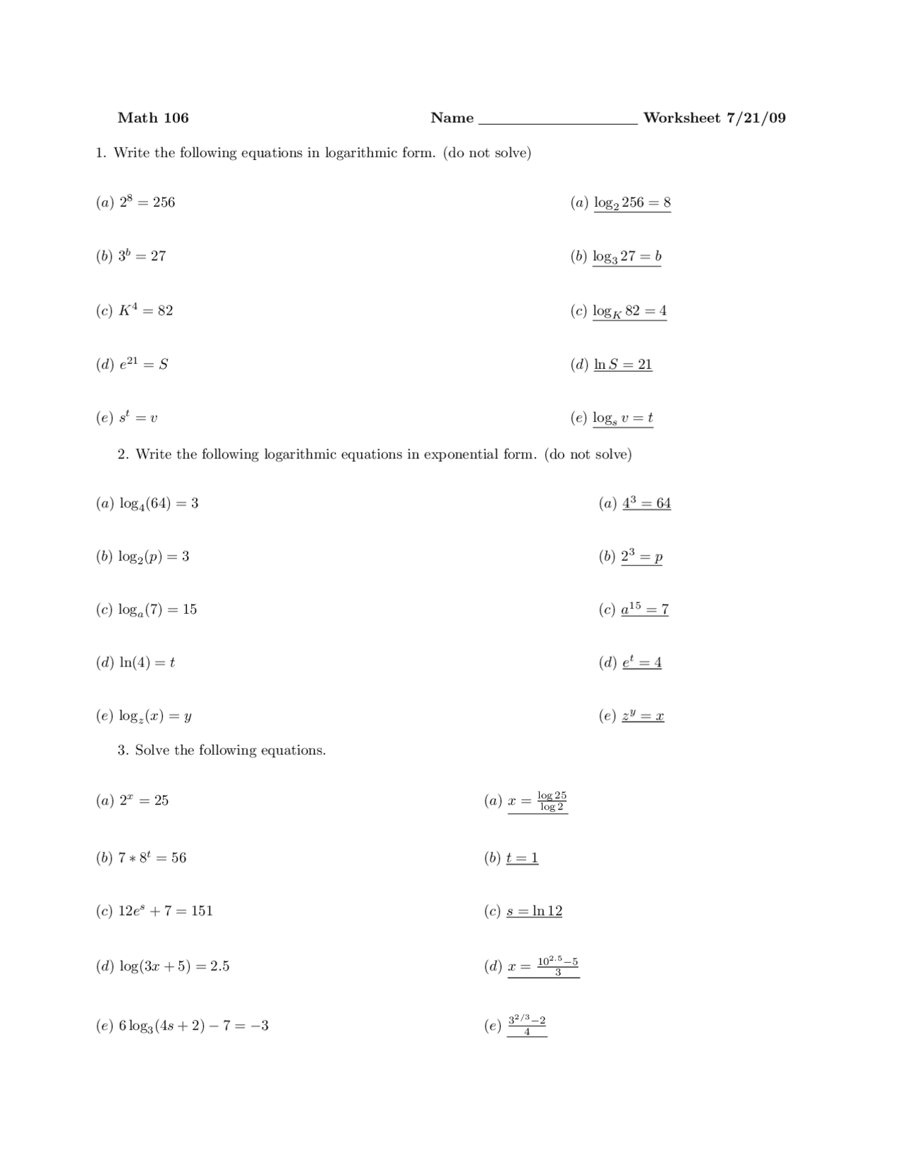 Assignment For University Mathematics Ii Math 106 Docsity