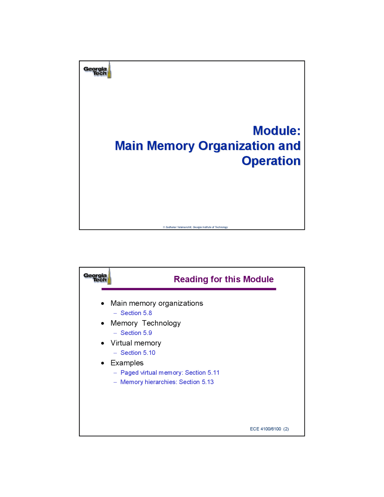 Memory Organization and Virtual Memory Management: Concurrency and Caching - Prof. Sudhaka ...