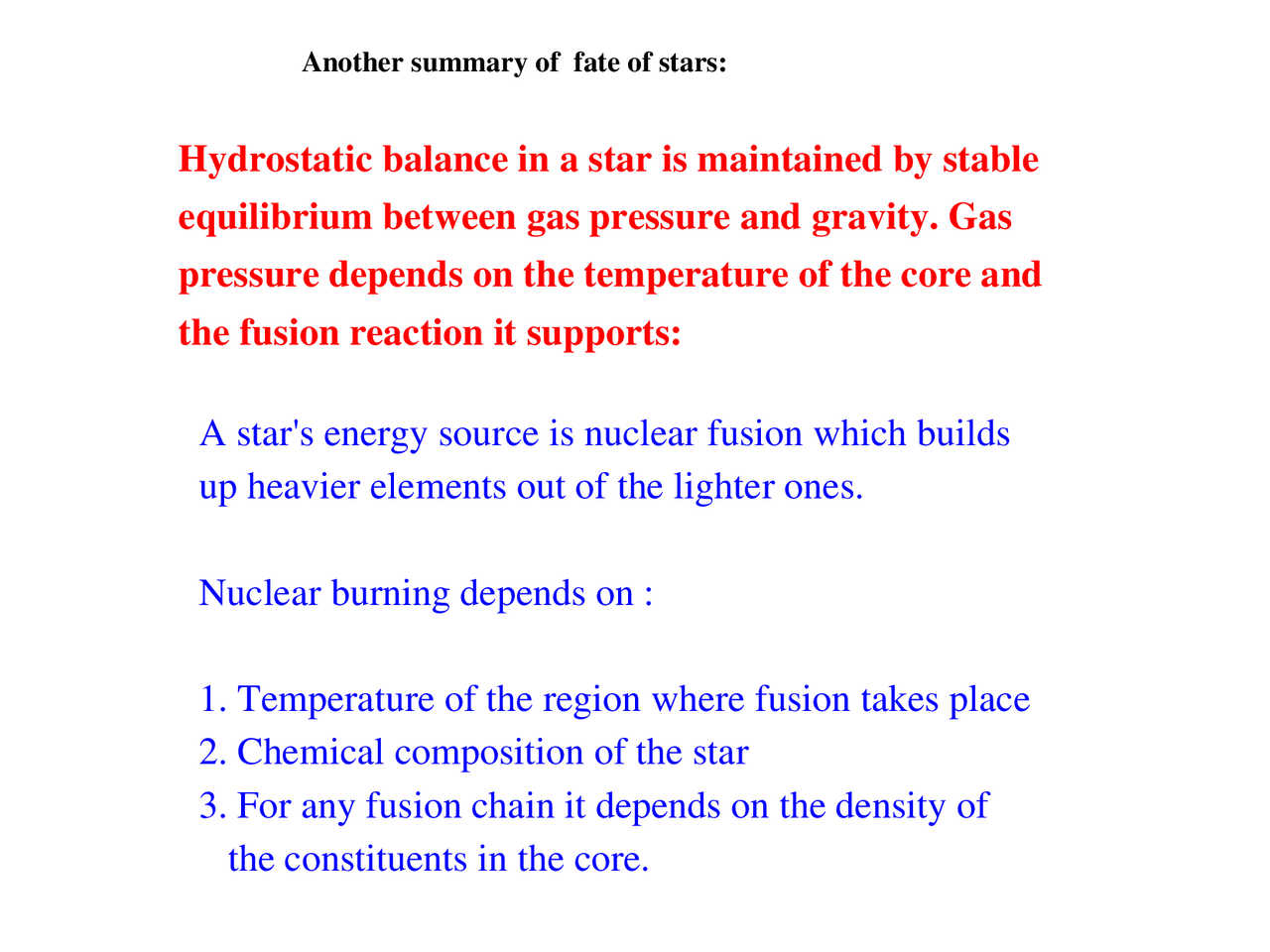 Lecture Slides On Stars Galaxies Introduction To Astronomy Physics
