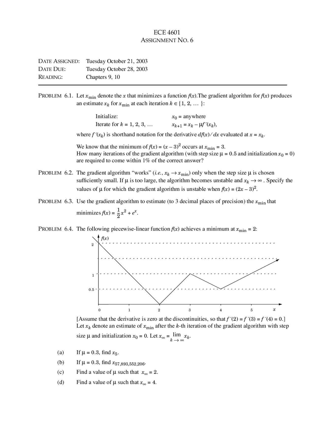 6 Problems With Solutions Communication Systems Ece 4601 Docsity