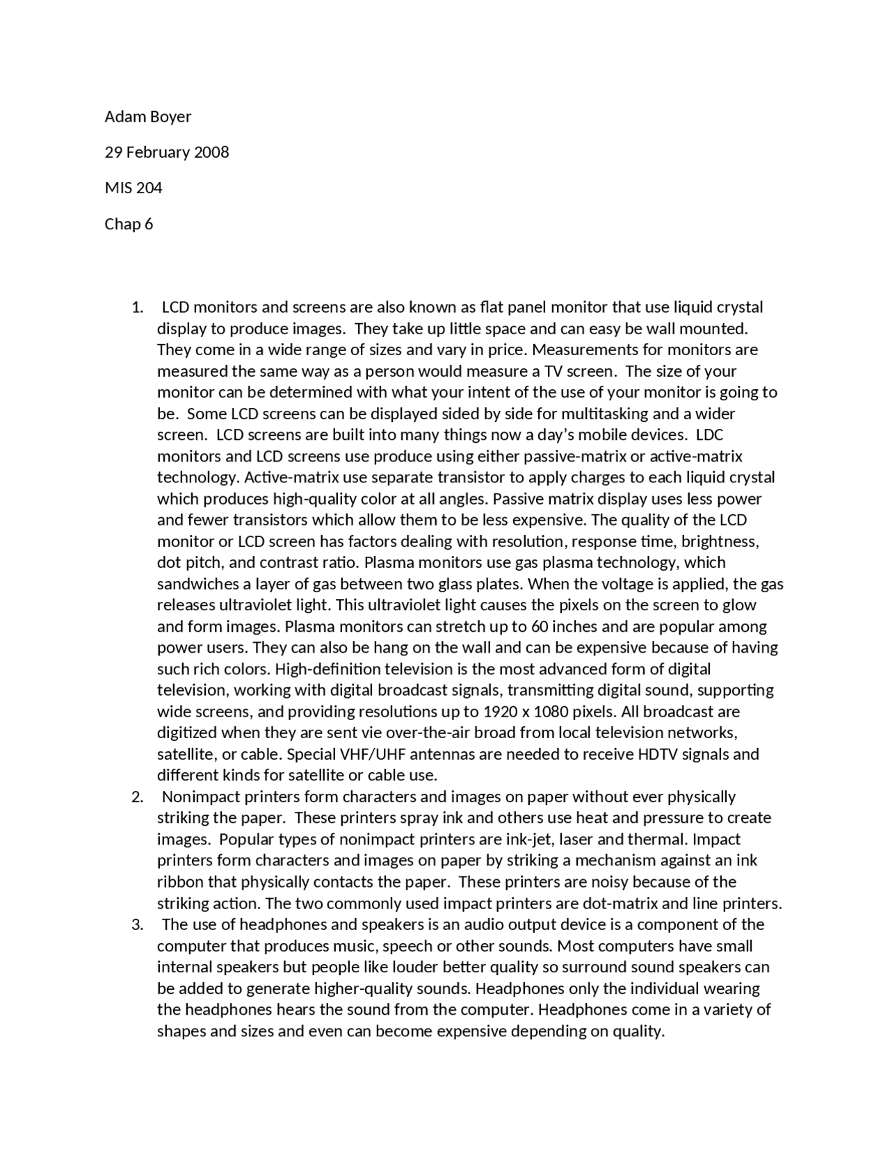 7 Problems On Business Information Systems Assignment Mis 204 Docsity