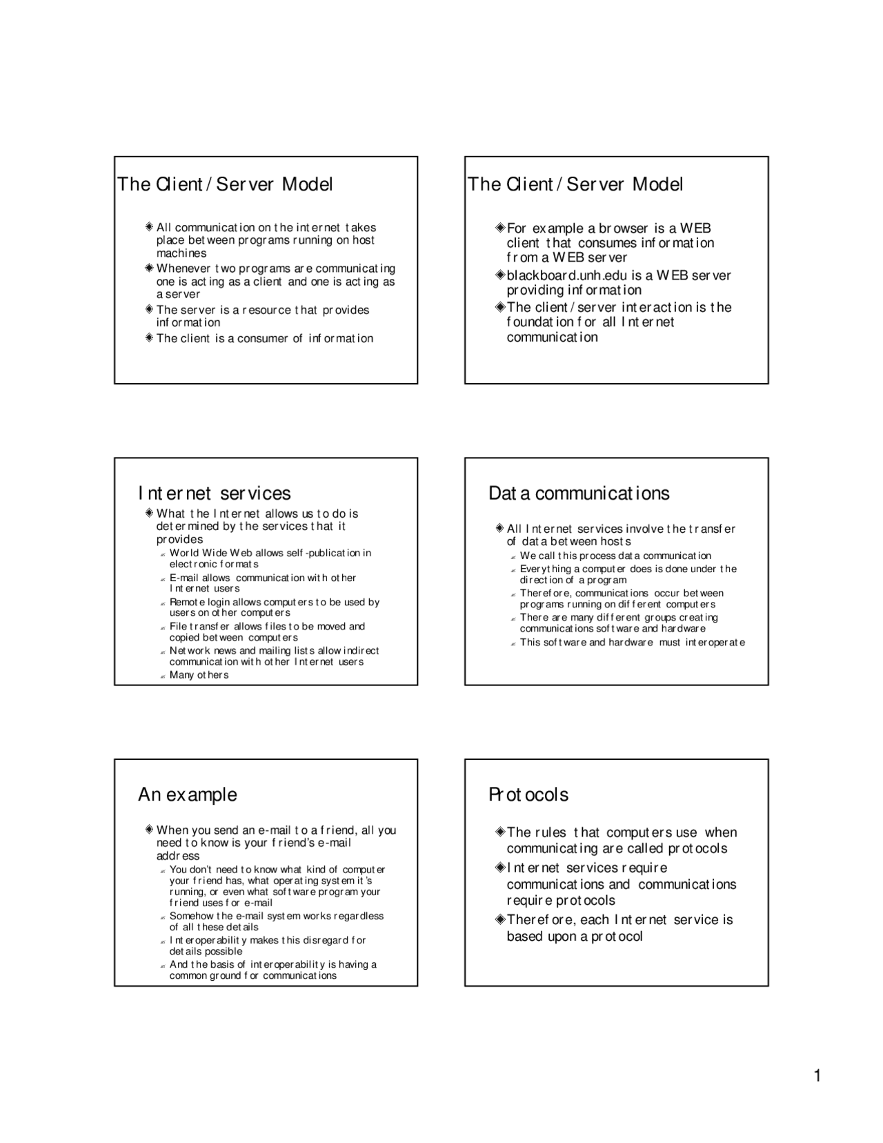 The Client And Server Model Weaving The Web Cs 403 Docsity