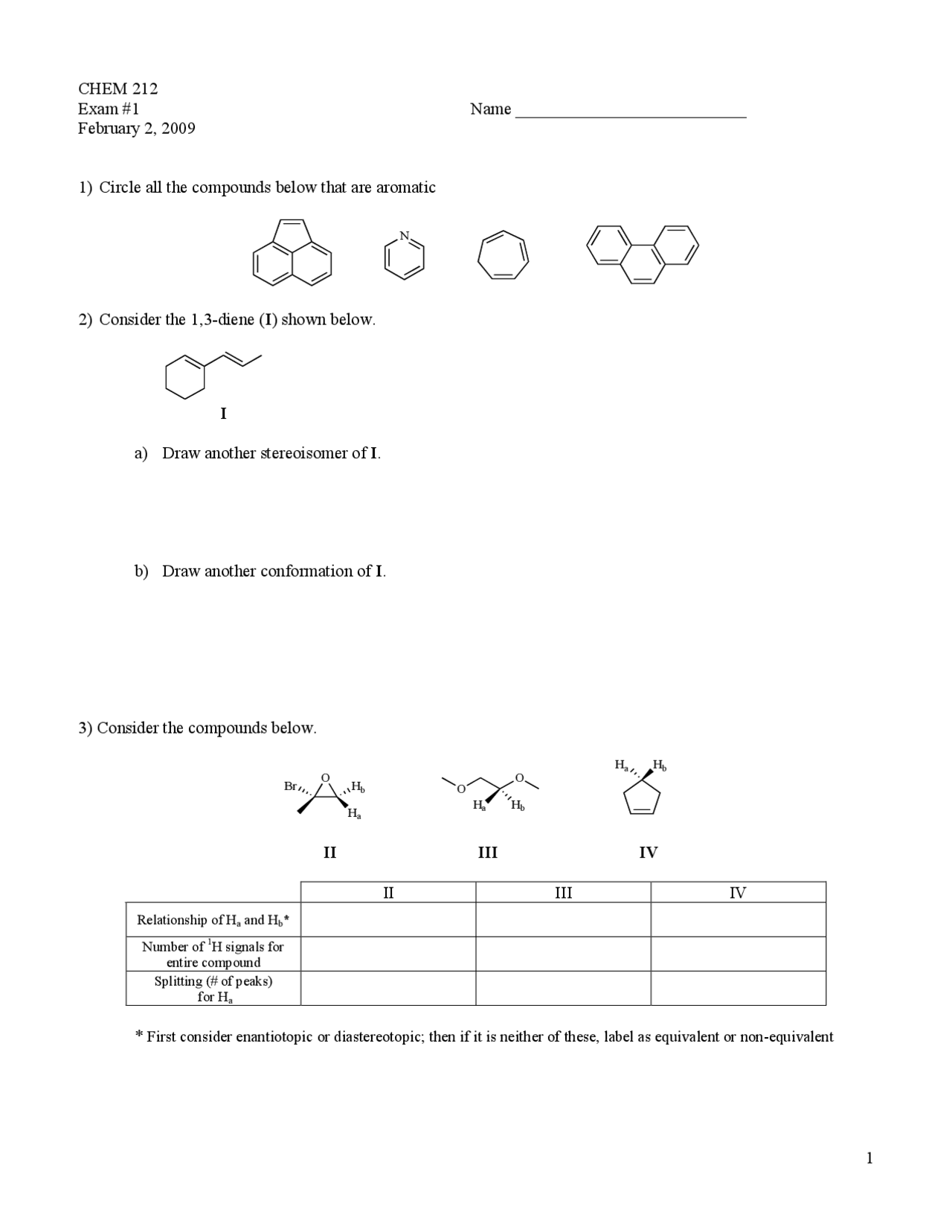 Aromatic Resonance Structures Organic Chemistry Ii Chem 212 Docsity