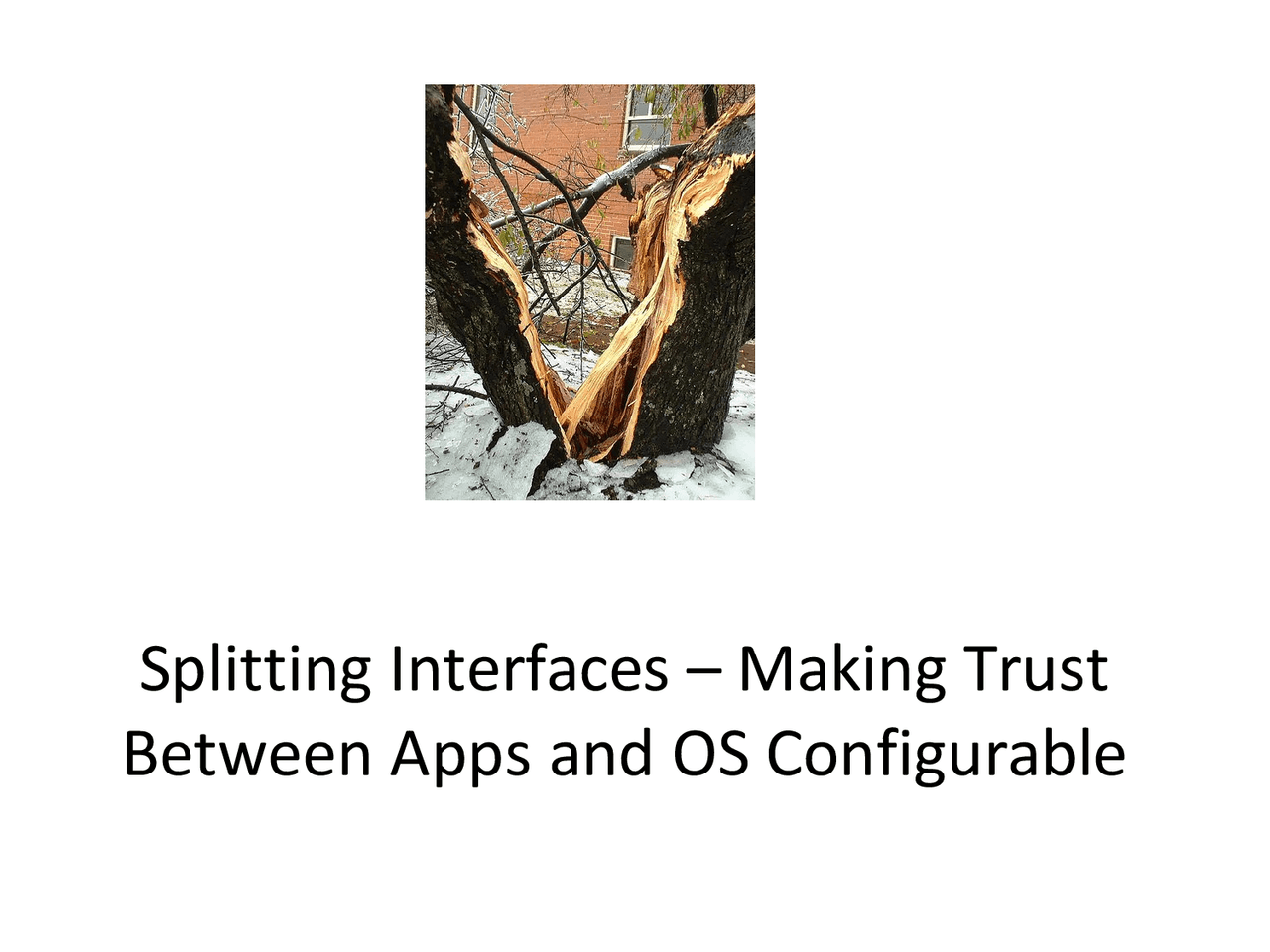 Securing Application-OS Communication: A Virtualization Approach ...
