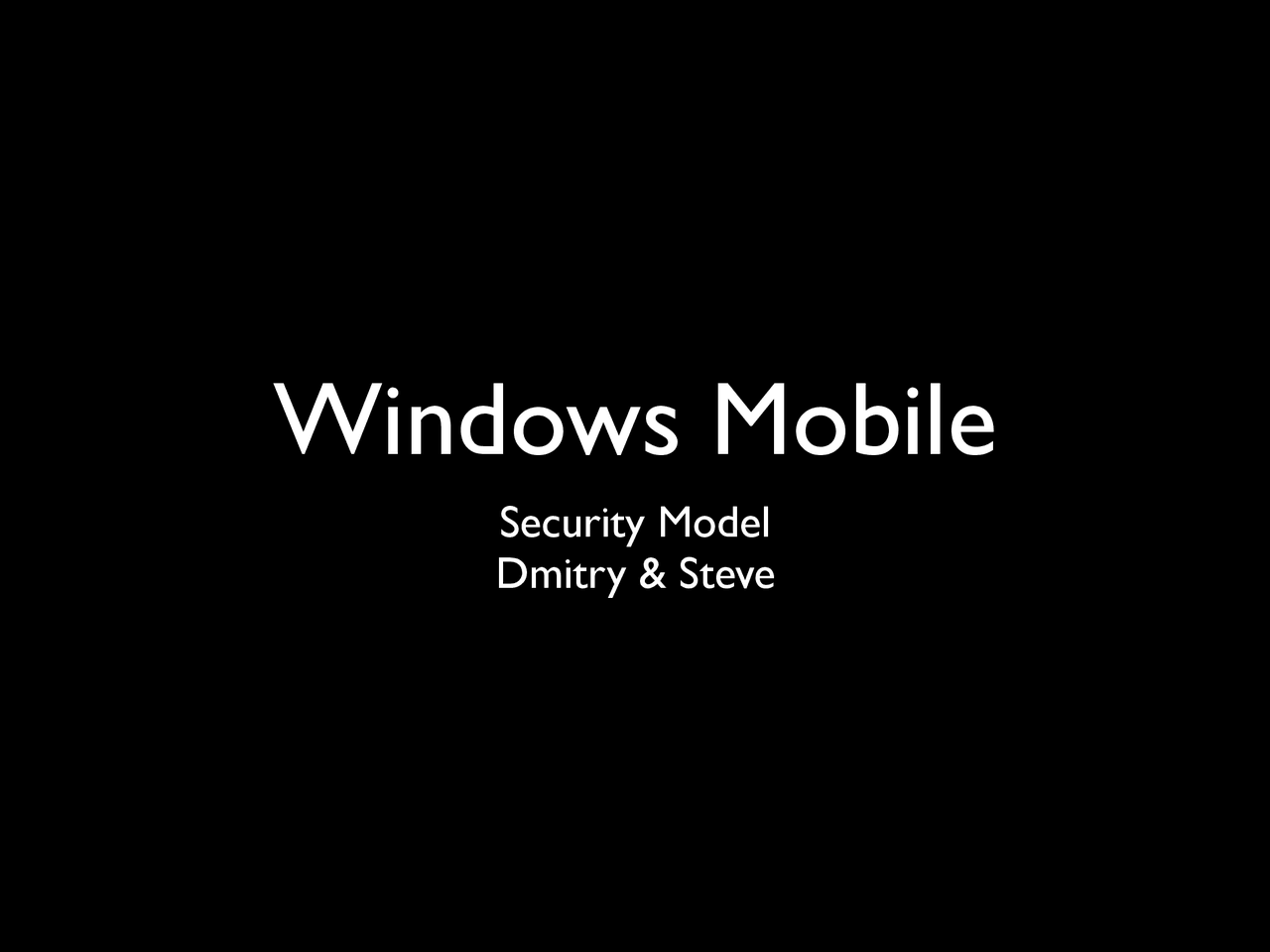 Windows Mobile - Machine Learning | CSE 597C | Study notes Computer ...