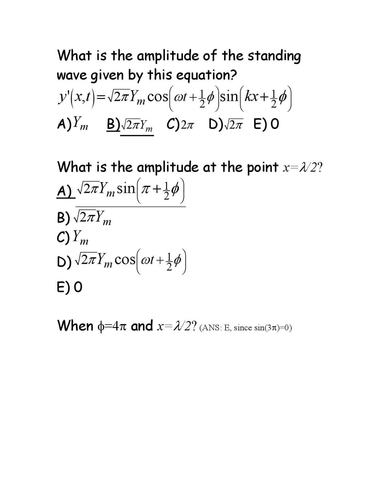 Problems With Resolution General Physics Ii Phys 408 Docsity