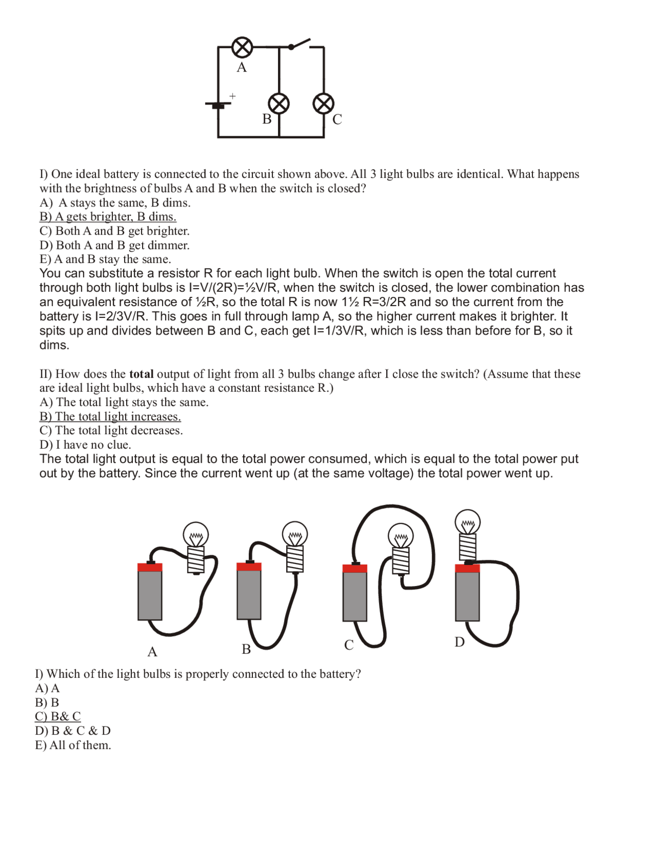 Practice Questions For Assignment General Physics Ii Phys 408 Docsity