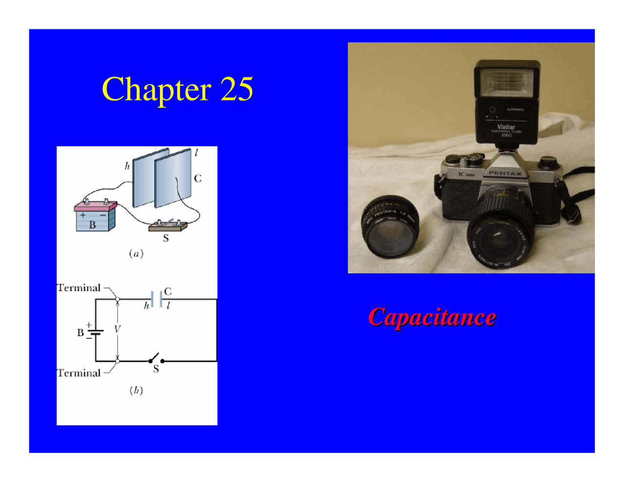 Capacitance In Physics Electricity And Magnetism Lecture Slides
