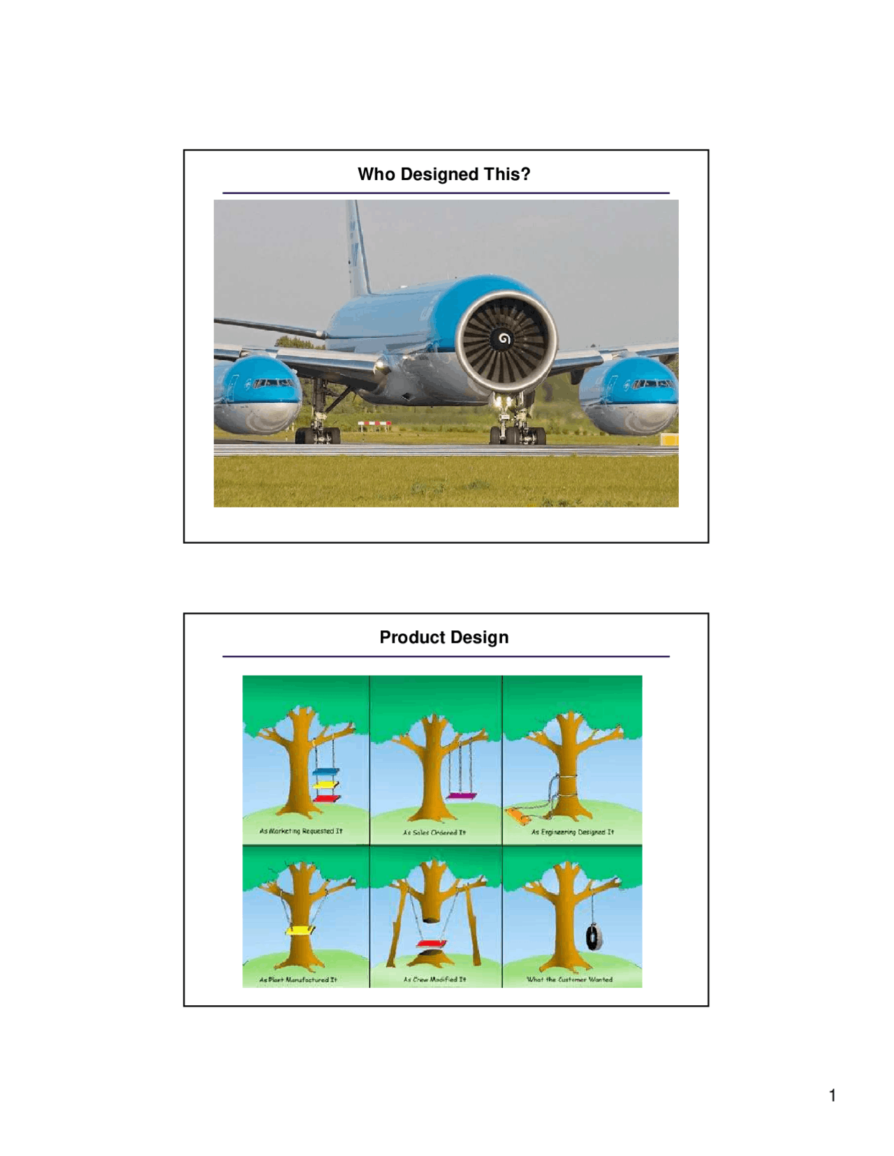 Product Design Trade Study - Lecture Slides | ME 380 - Docsity