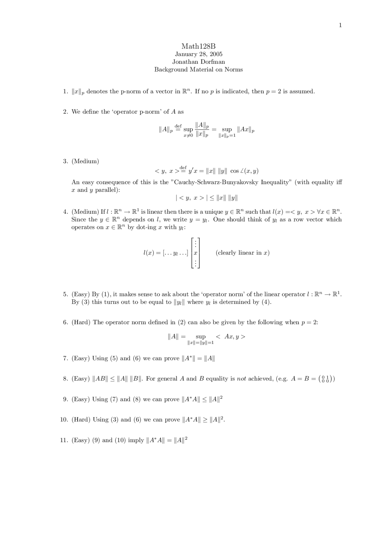19 Practice Problems on Numerical Analysis - Practice Exam | MATH 128A ...