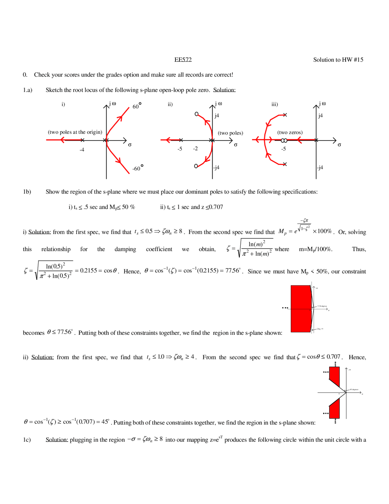 Solved Assignment 15 Digital Control Of Dynamic Systems Ee 572