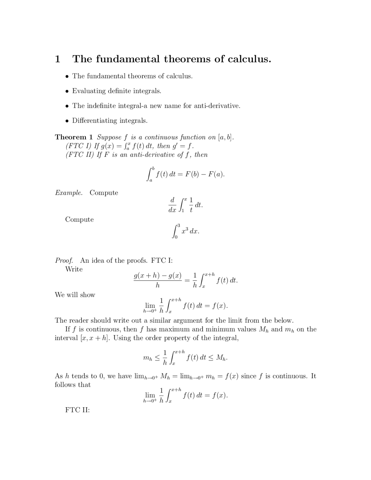 Fundamental Theorems of Calculus: Understanding Integrals and Their ...