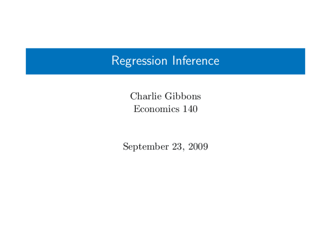 Confidence Intervals And Hypothesis Testing In Regression Analysis