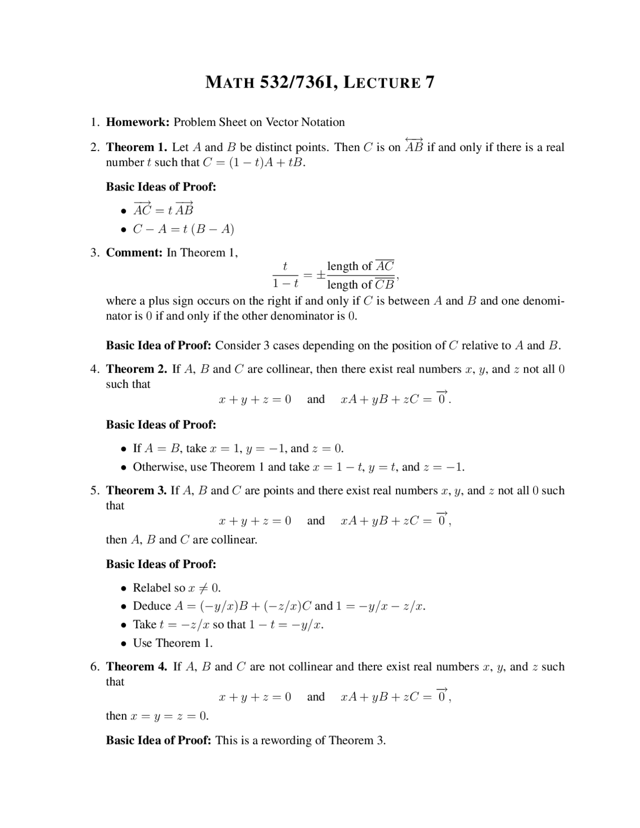 6 Solved Problems On Vectors In Modern Geometry Homework Math 532