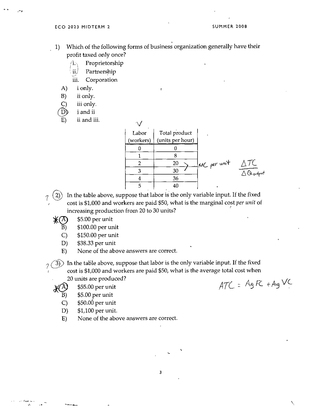 Solution Of Exam 2 Principles Of Microeconomics 2008 Eco 2023
