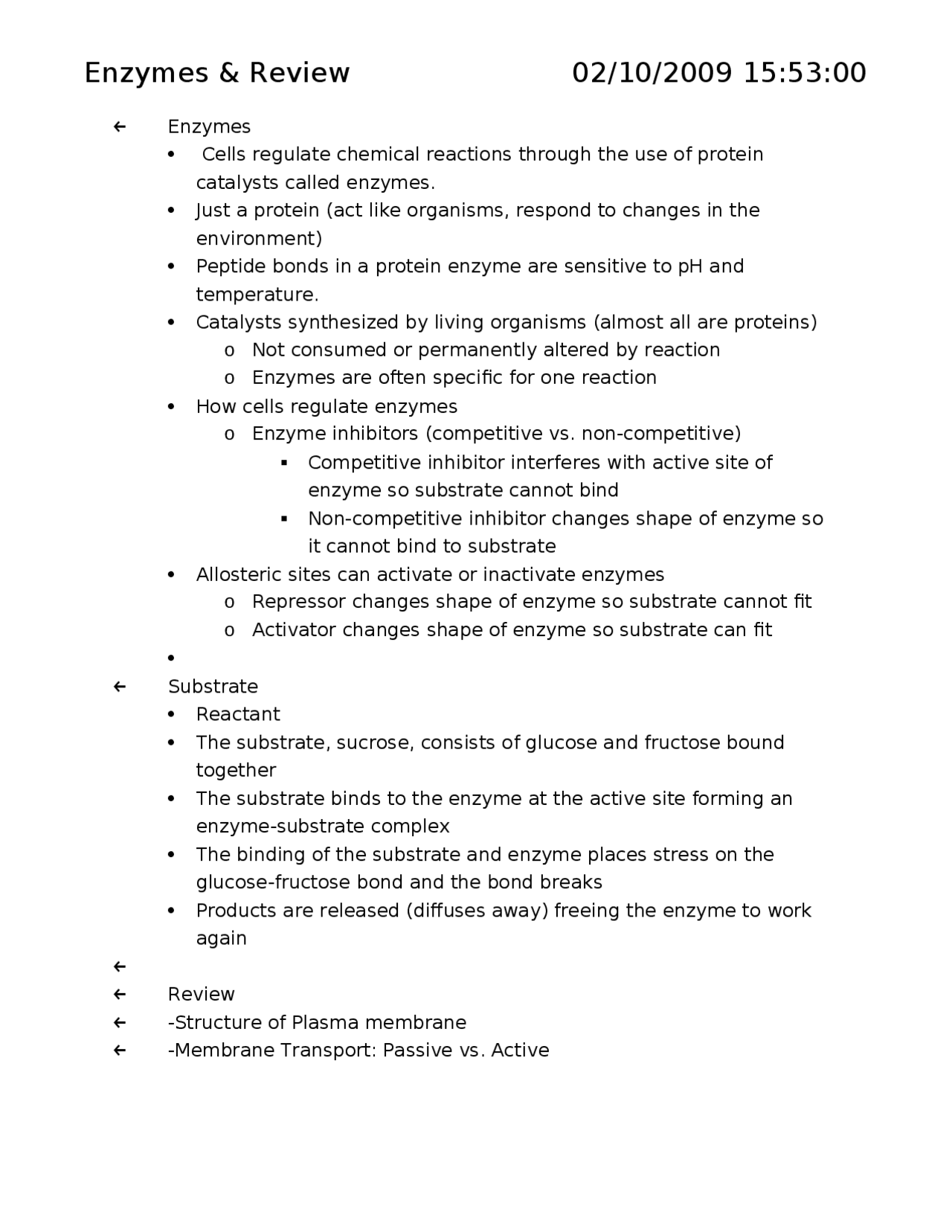 Review Questions On Enzyme Biological Concepts Biol 101 Docsity