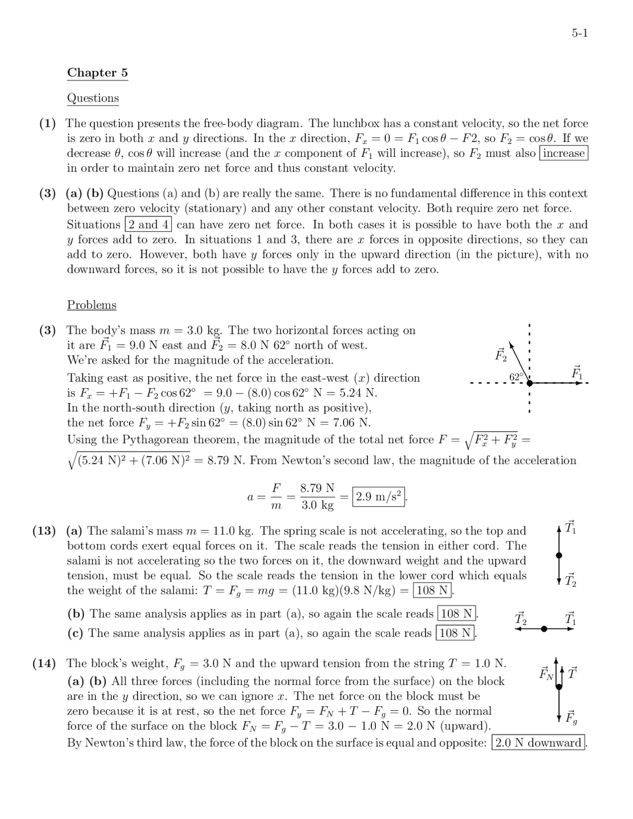 Questions On Velocity And Acceleration Assignment 5 Phys 2110 Docsity