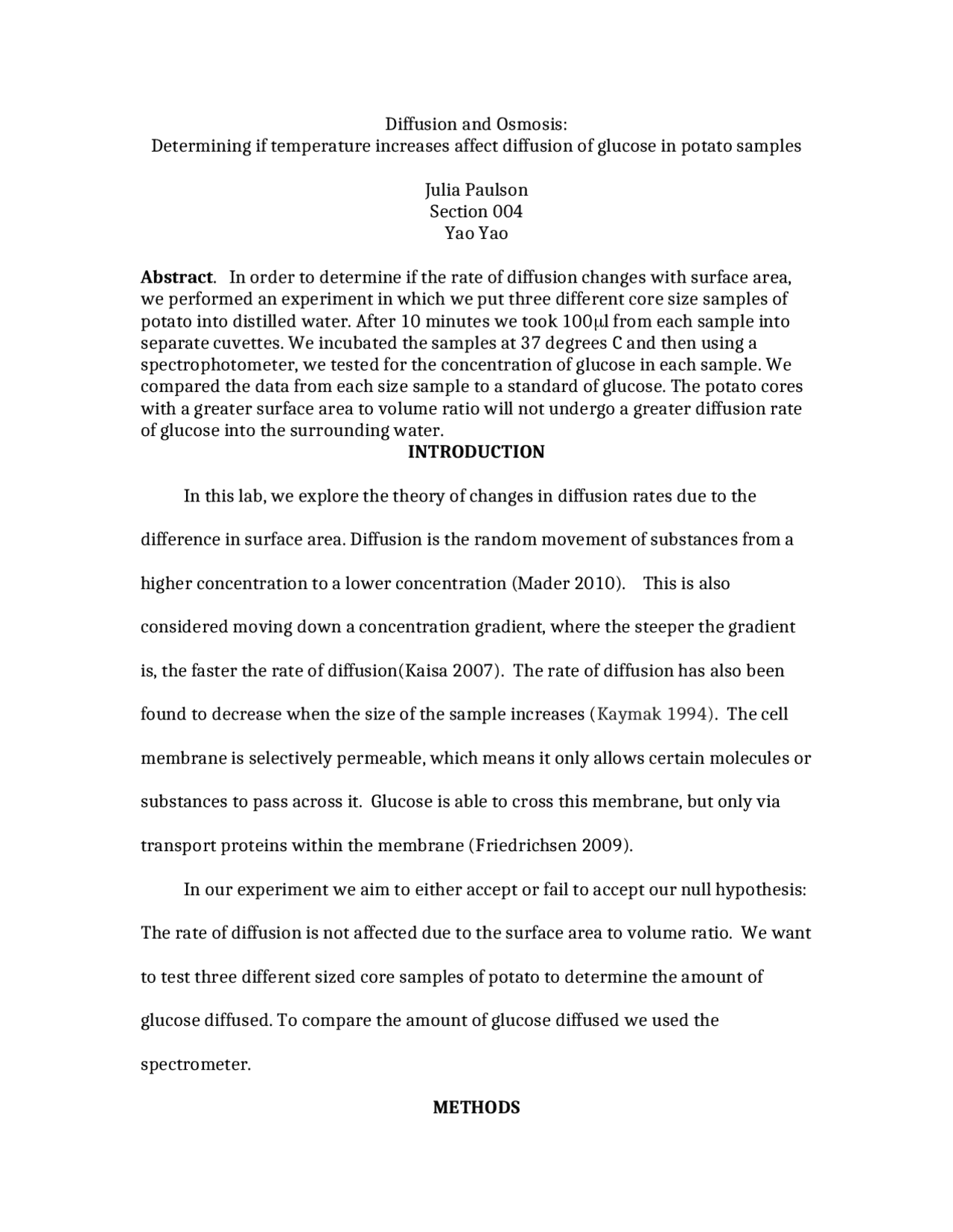 Notes on Diffusion and Osmosis - General Biology Laboratory I | BIOL ...